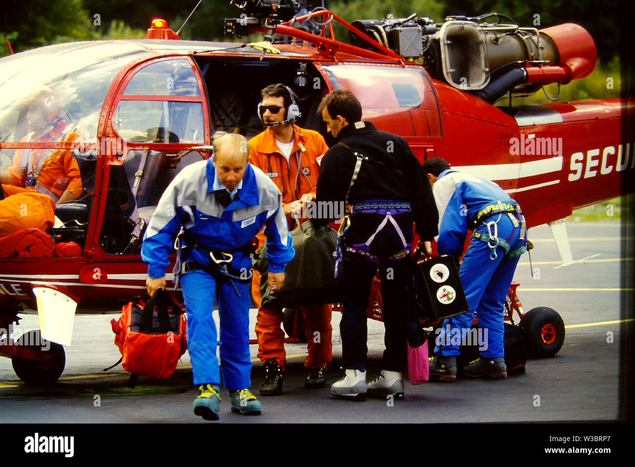 PGHM, mountain rescue unit, Chamonix, Haute-Savoie, France Stock Photo ...