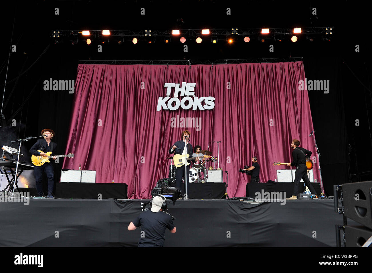 Glasgow, UK. 14 July 2019. The Kooks live in Concert at TRNSMT Music ...