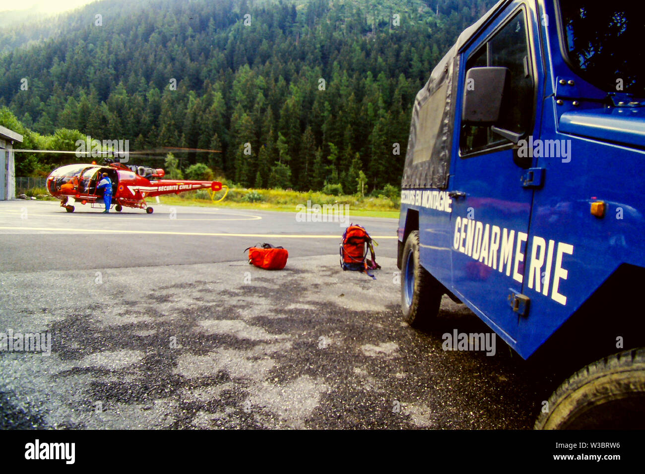 PGHM, mountain rescue unit, Chamonix, Haute-Savoie, France Stock Photo ...