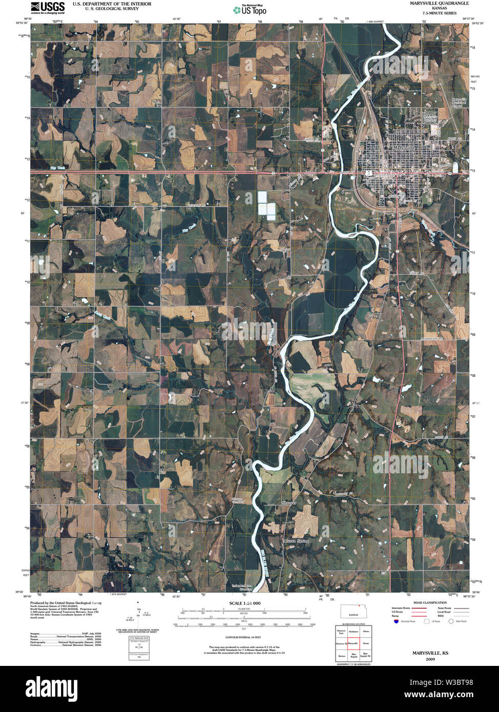 Marysville map Cut Out Stock Images & Pictures - Alamy