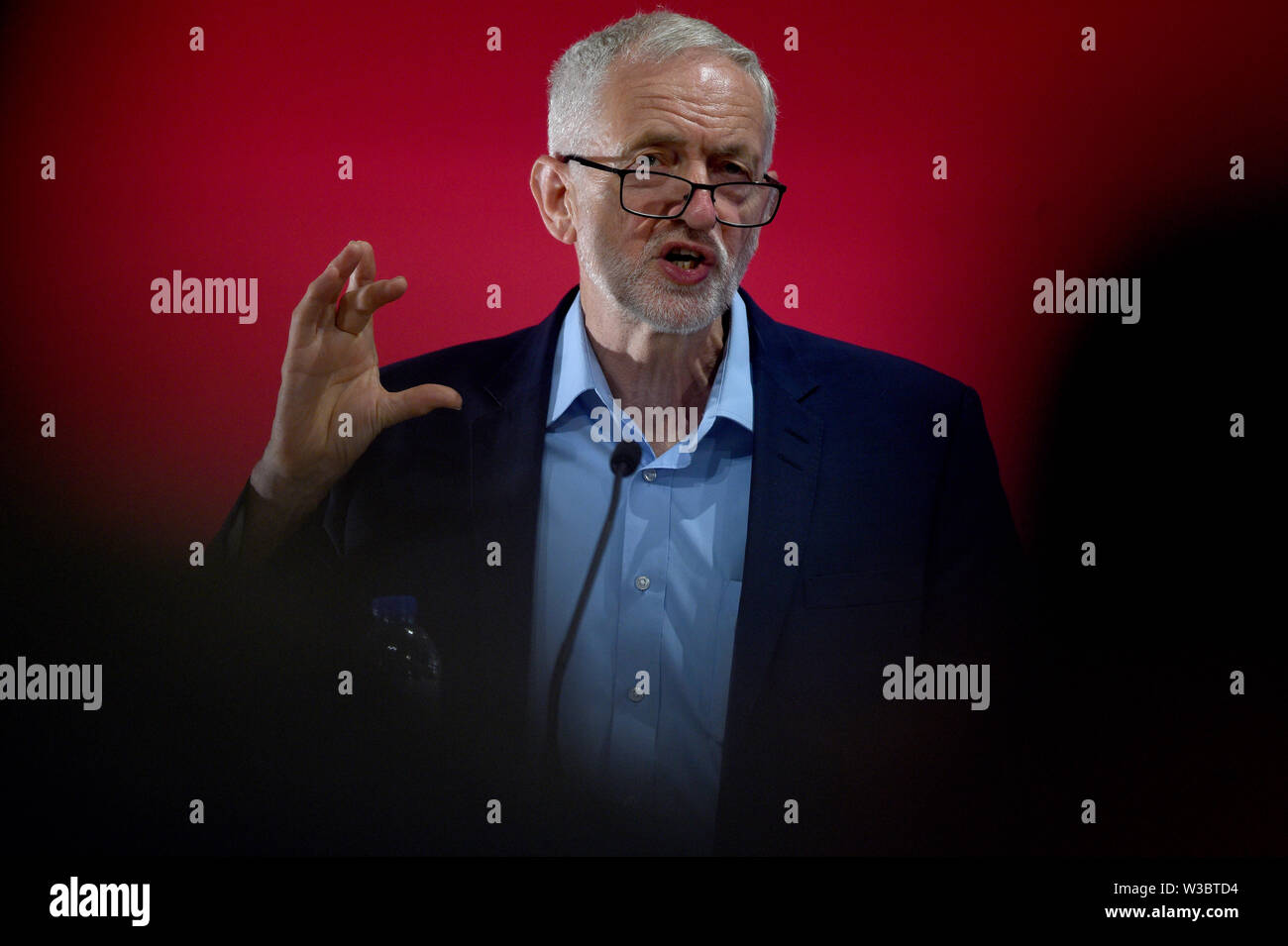 Labour leader Jeremy Corbyn during the International Social Forum ...