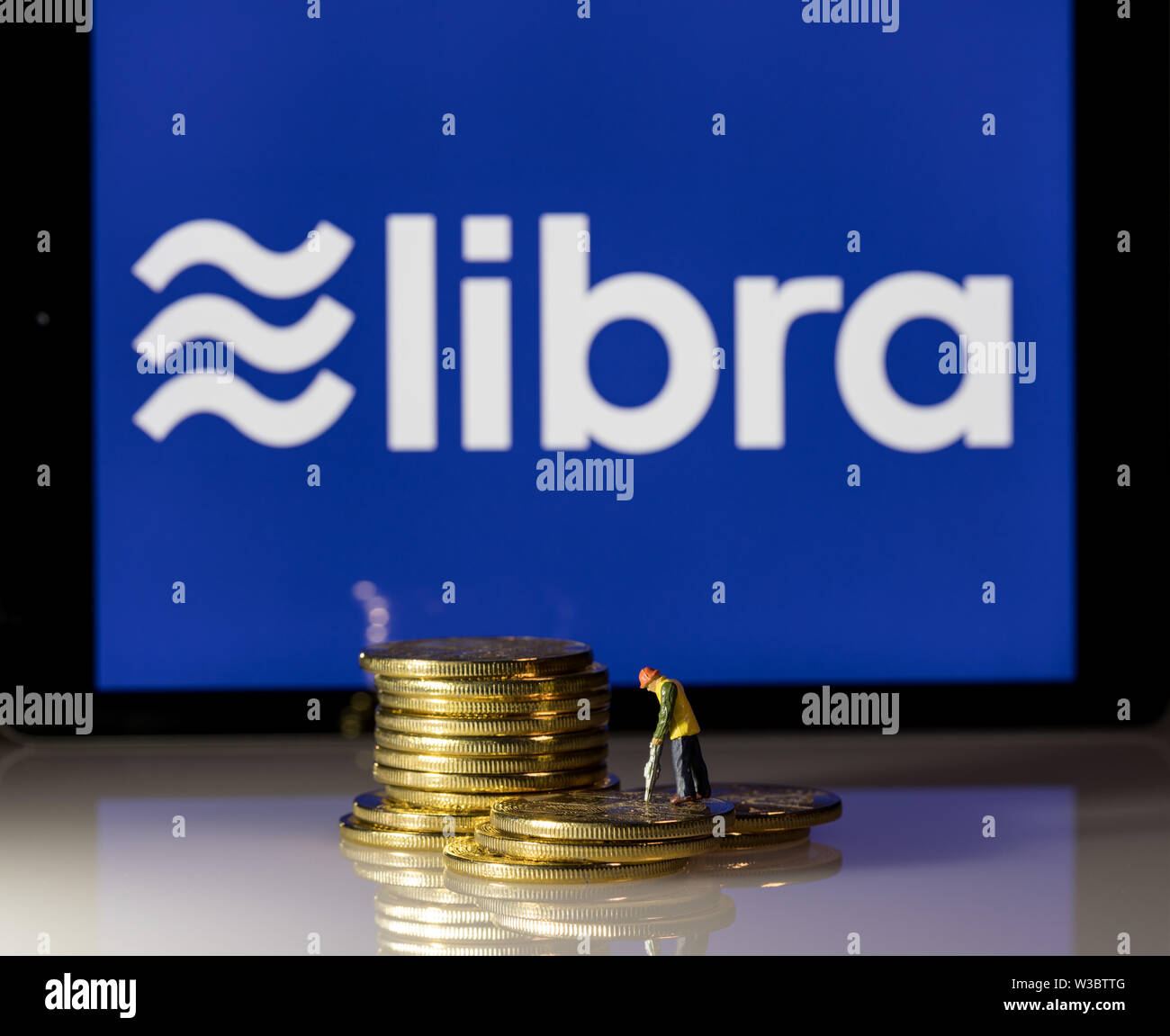 Libra logo hi-res stock photography and images - Alamy