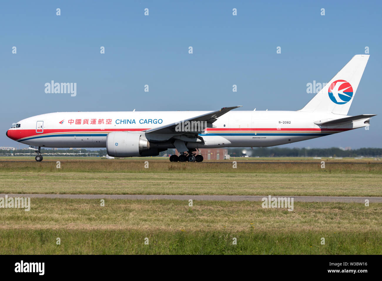 China Cargo Boeing 777F with registration B-2082 on take off roll on ...