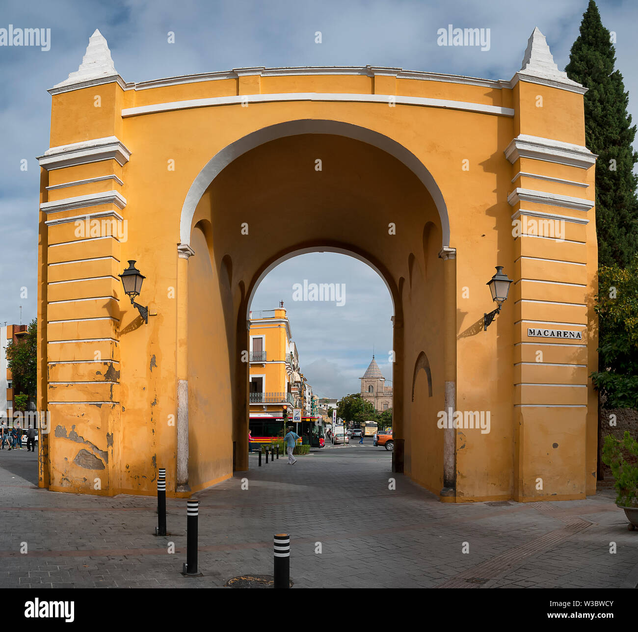 The Macarena Gate in Seville, Spain Stock Photo - Alamy