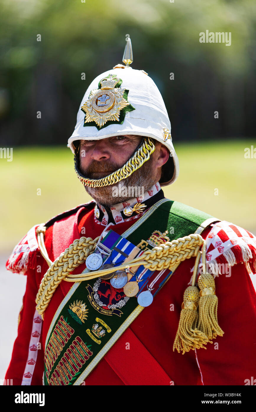 Royal regiment of wales goat hi-res stock photography and images - Alamy