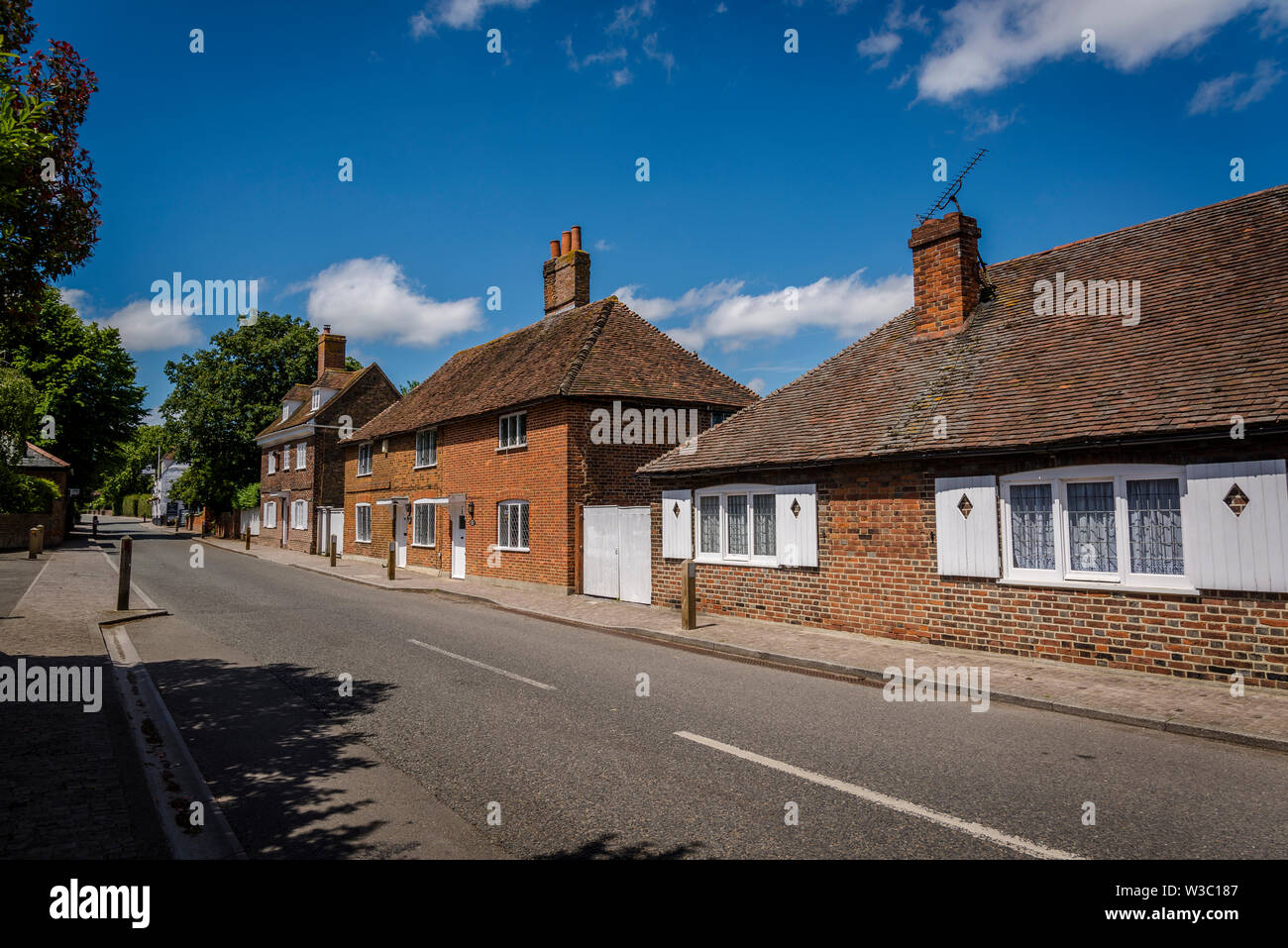 Street in Cobham, a village in Kent with strong Charles Dickens ...