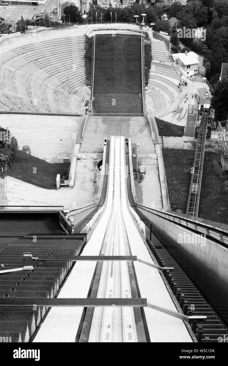 Bergisel ski jumping, Innsbruck, Austria Stock Photo - Alamy