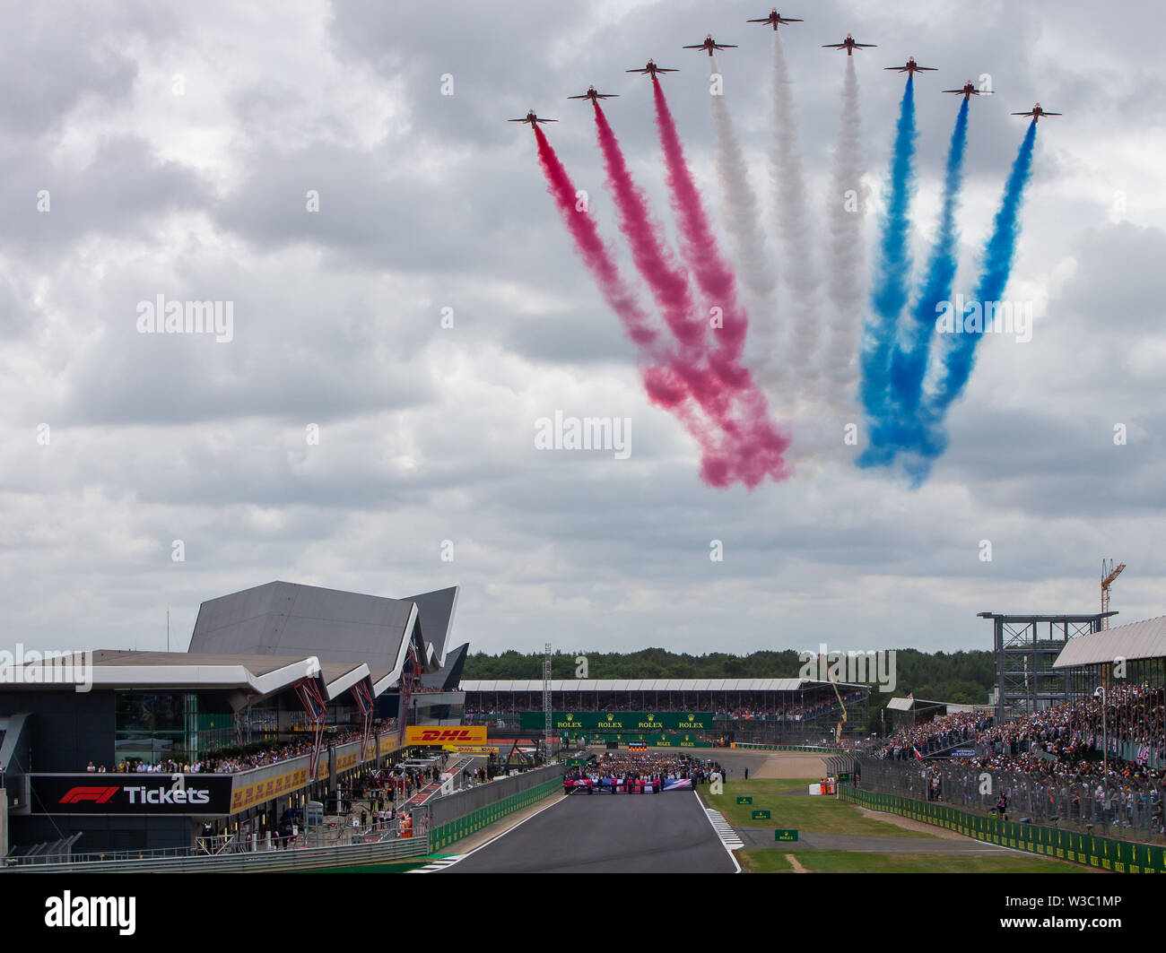 Silverstone, UK. 14th July 2019. FIA F1 Grand Prix of Britain, Race Day ...