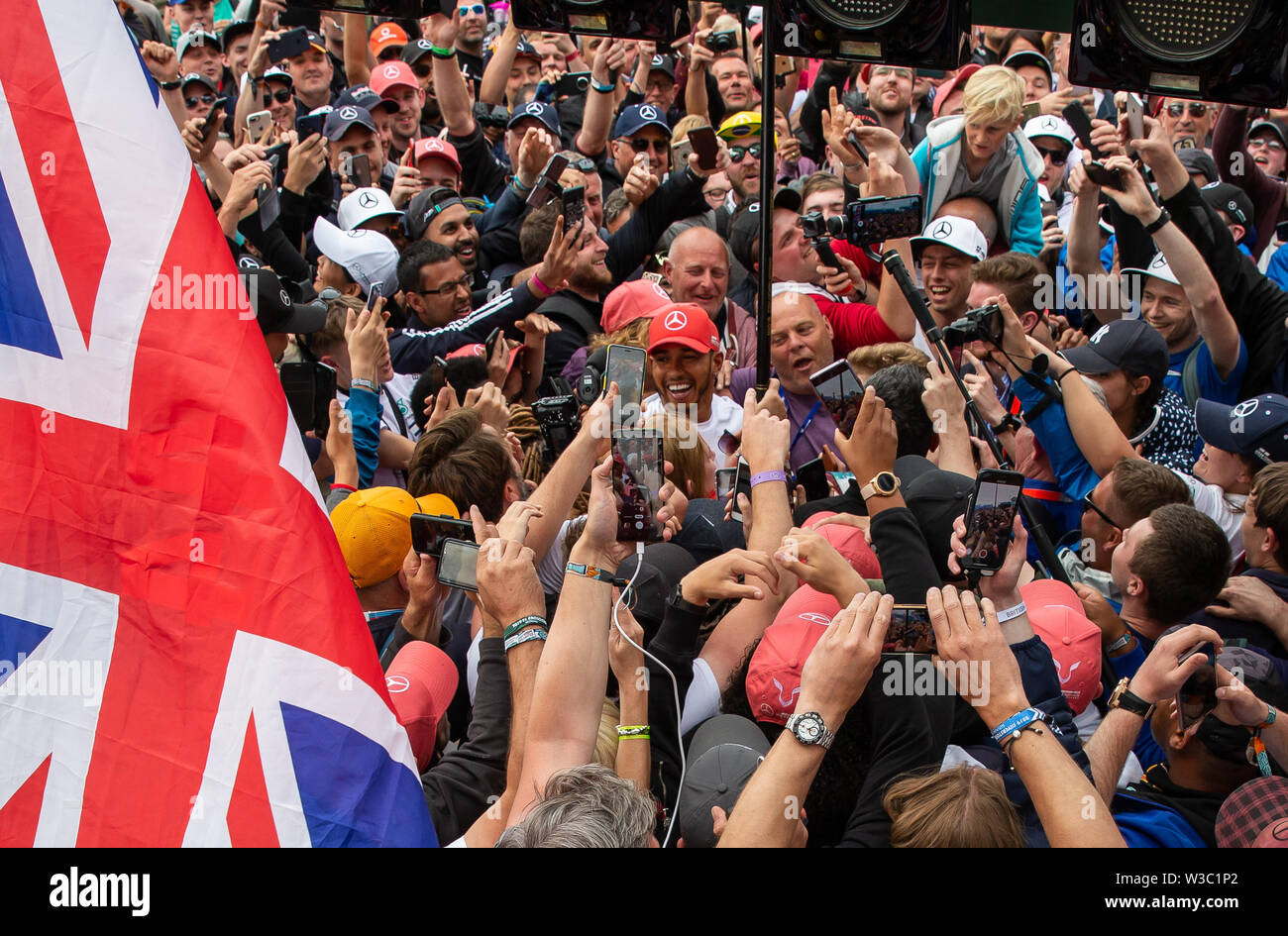 Silverstone, UK. 14th July 2019. FIA F1 Grand Prix of Britain, Race Day ...