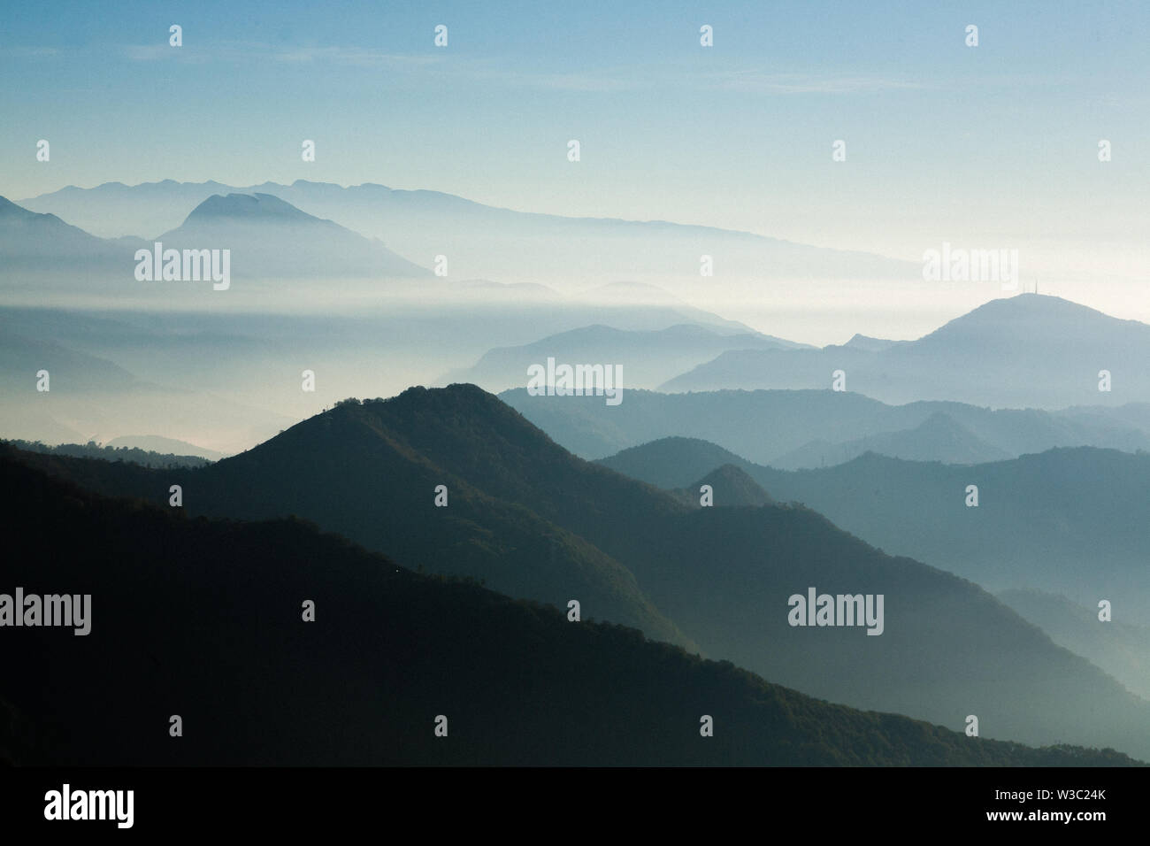 Mountain gradient background. Mountain scenery Stock Photo - Alamy