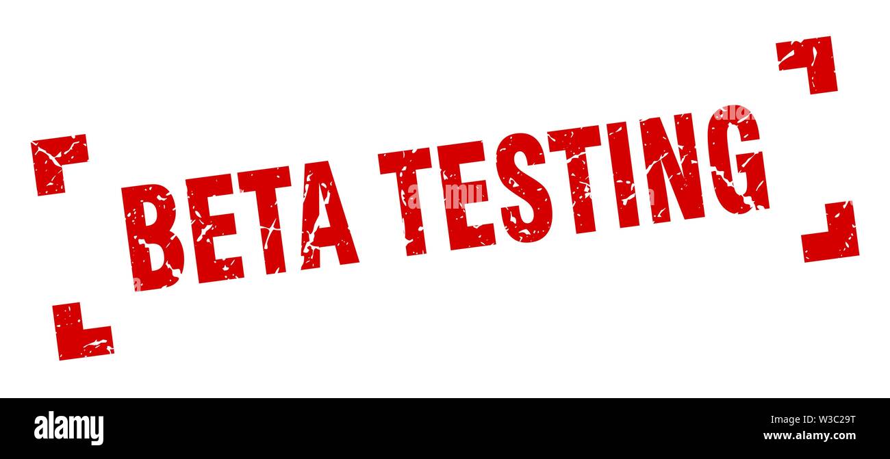 Beta testing stamp hi-res stock photography and images - Alamy