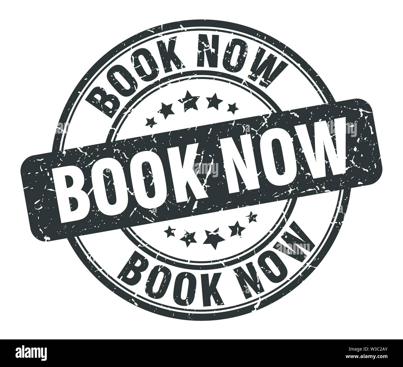 Book now stamp Black and White Stock Photos & Images - Alamy