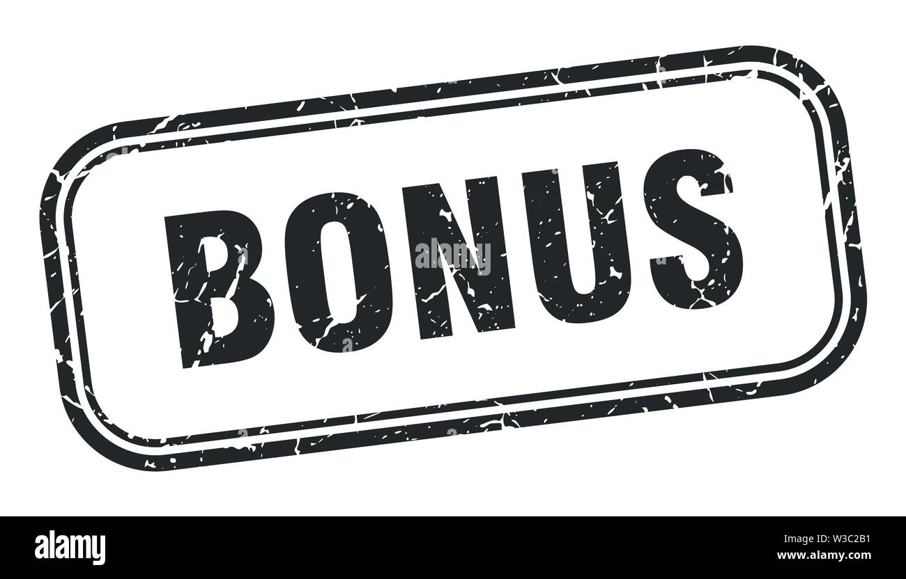 bonus stamp. bonus square grunge sign. bonus Stock Vector Image & Art ...