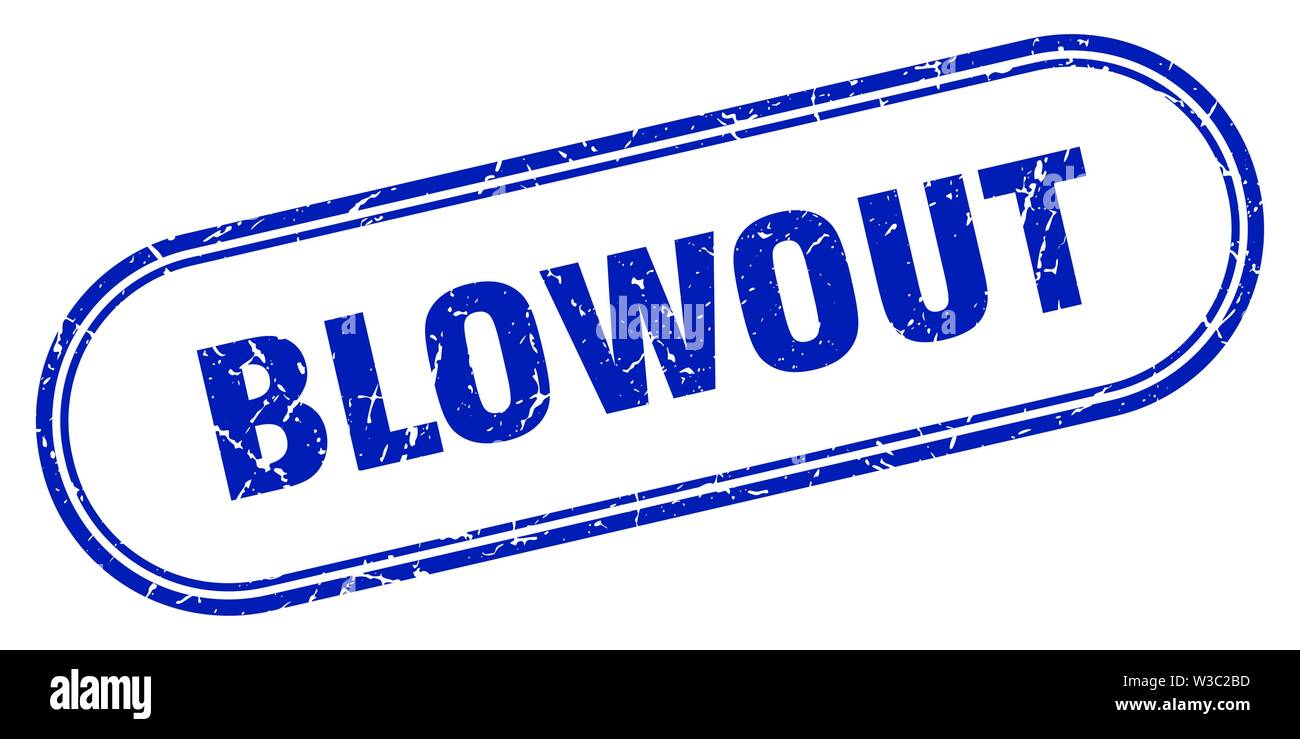 blowout stamp. blowout square grunge sign. blowout Stock Vector Image ...