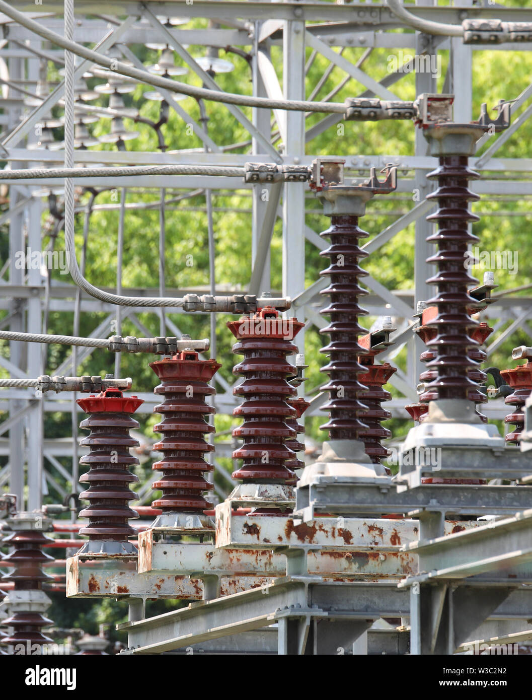 large switches of a hydroelectric plant for plant safety of the ...