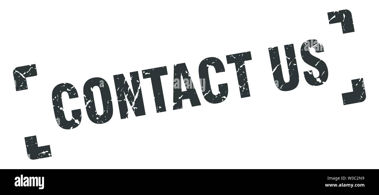 Contact us sticker square hi-res stock photography and images - Alamy