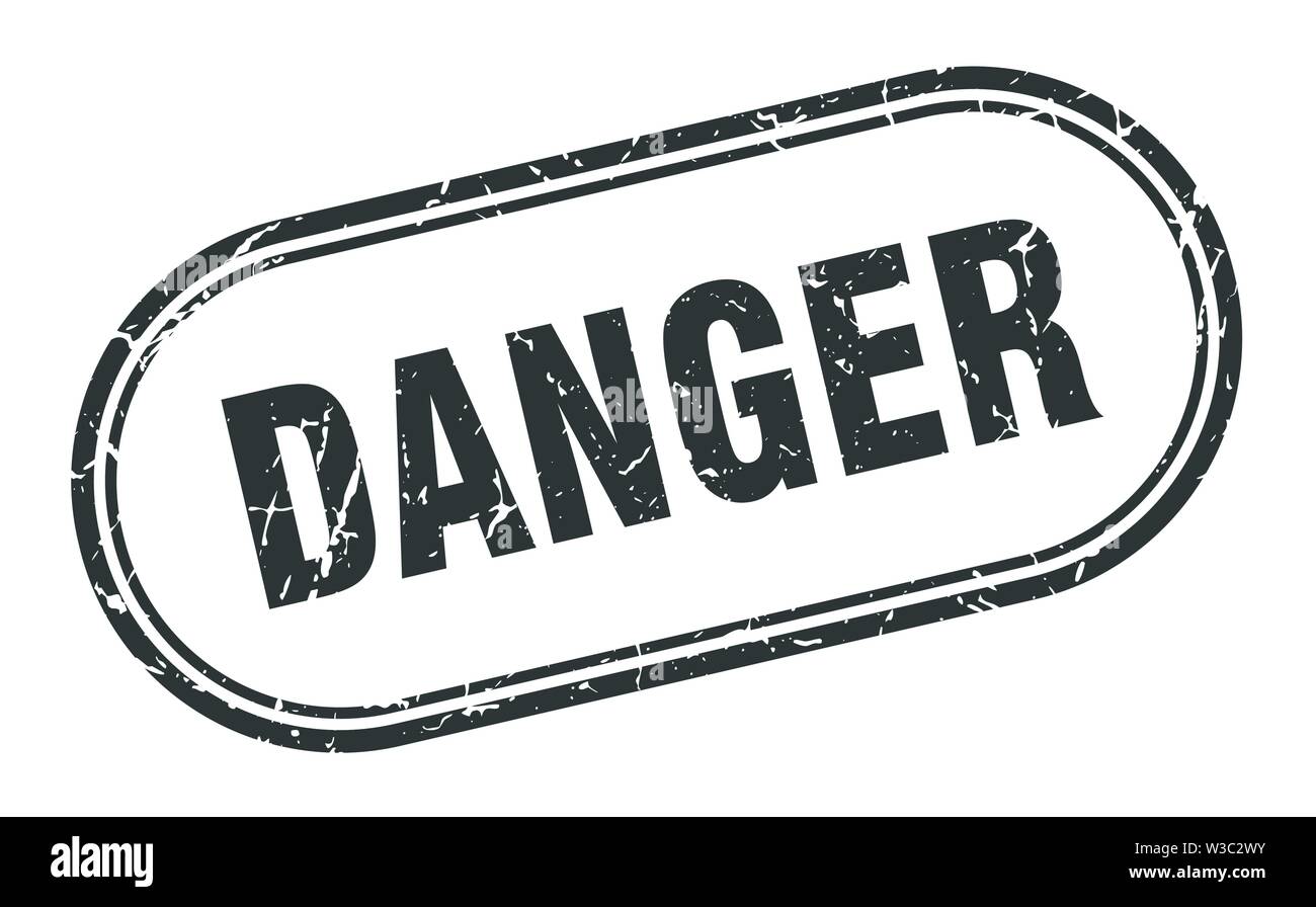 danger stamp. danger square grunge sign. danger Stock Vector Image ...