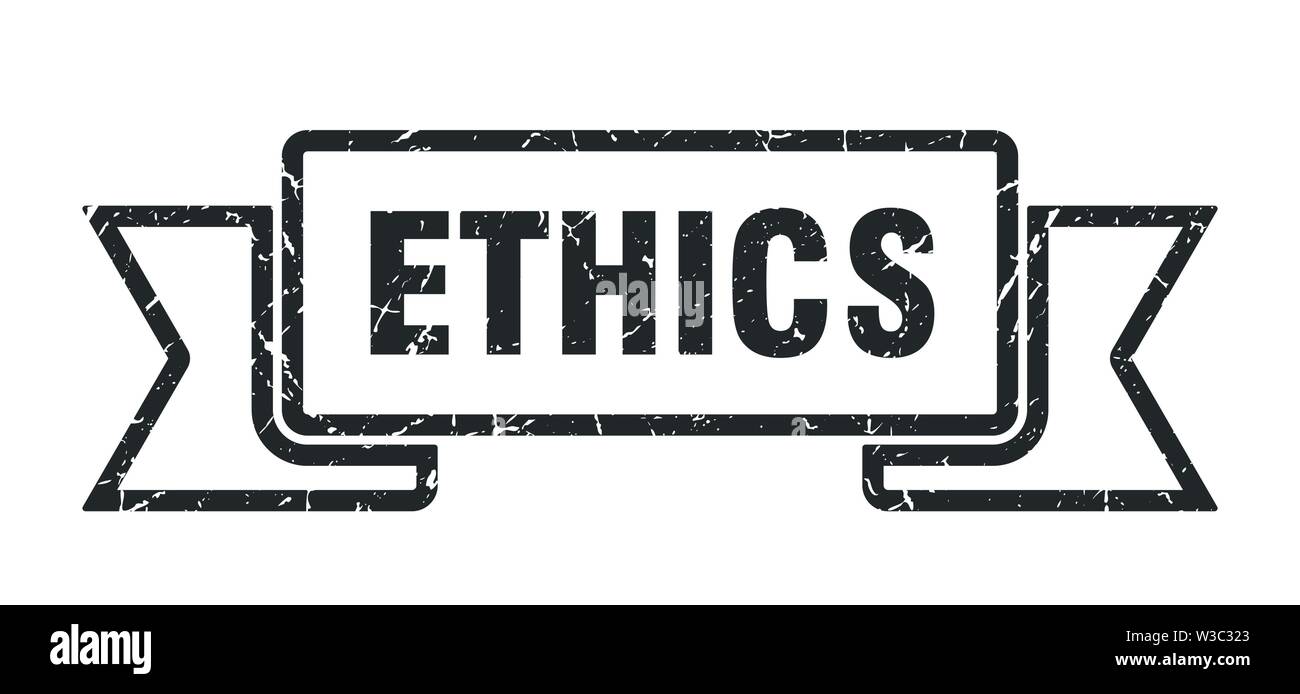 ethics grunge ribbon. ethics sign. ethics banner Stock Vector Image ...