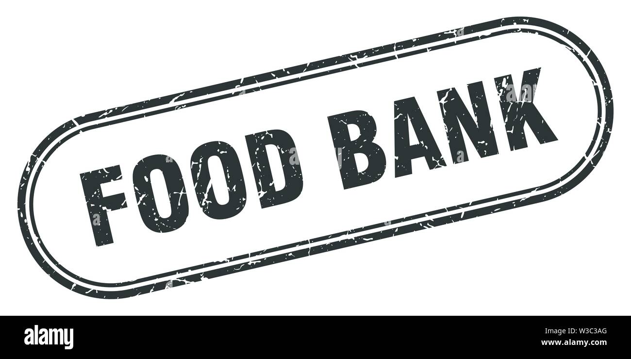 food bank stamp. food bank square grunge sign. food bank Stock Vector ...