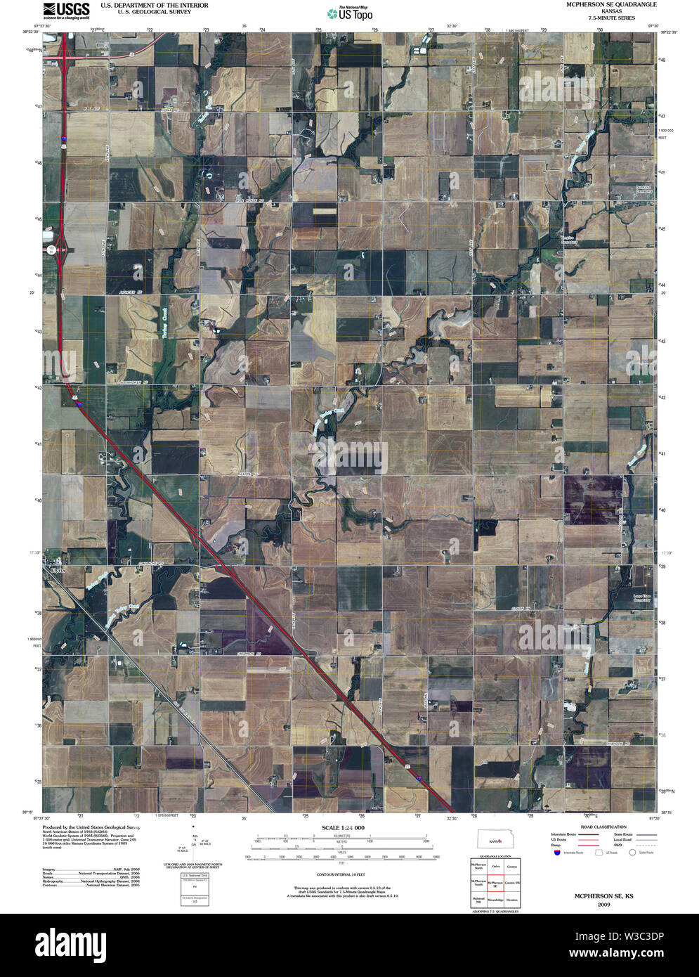 Map Of Mcpherson High Resolution Stock Photography and Images - Alamy