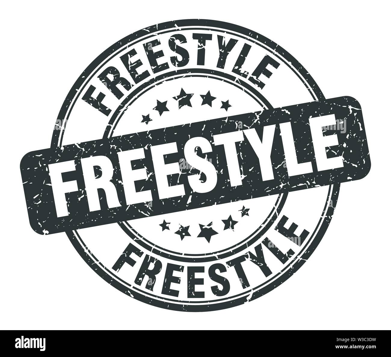 Freestyle stamp Black and White Stock Photos & Images - Alamy