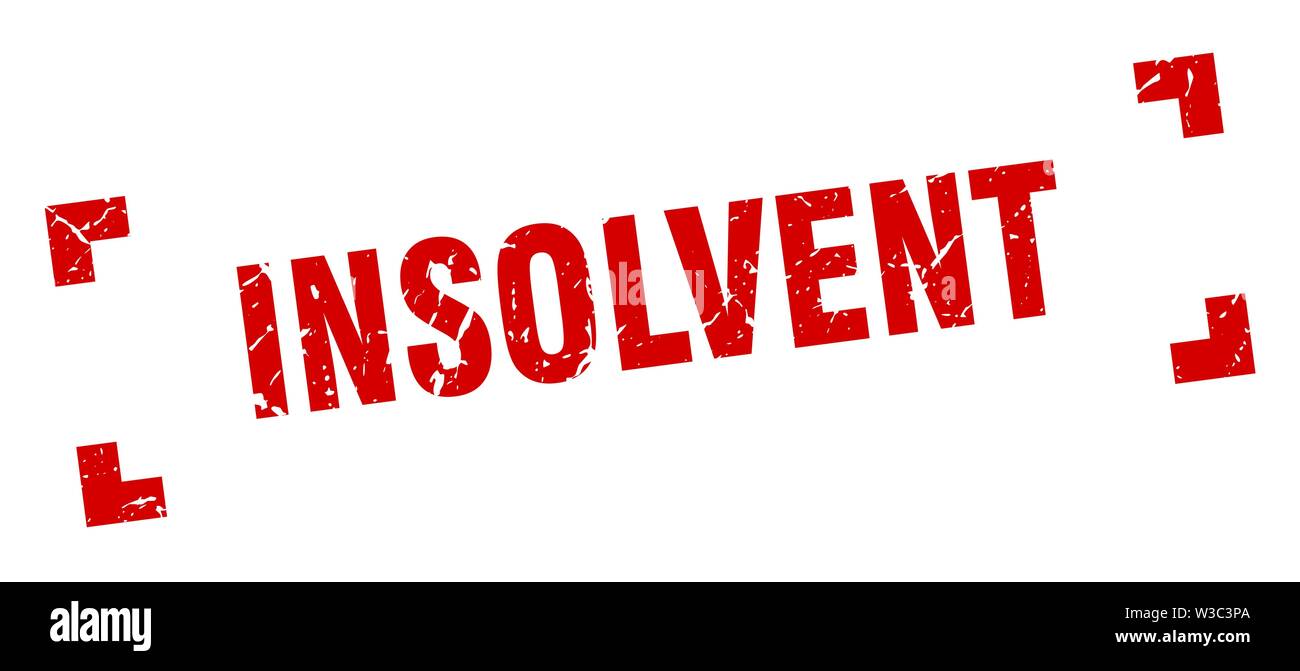 Insolvent stamp Stock Vector Images - Alamy