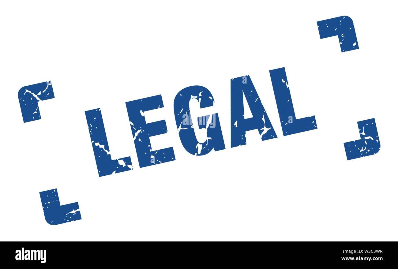legal stamp. legal square grunge sign. legal Stock Vector Image & Art ...