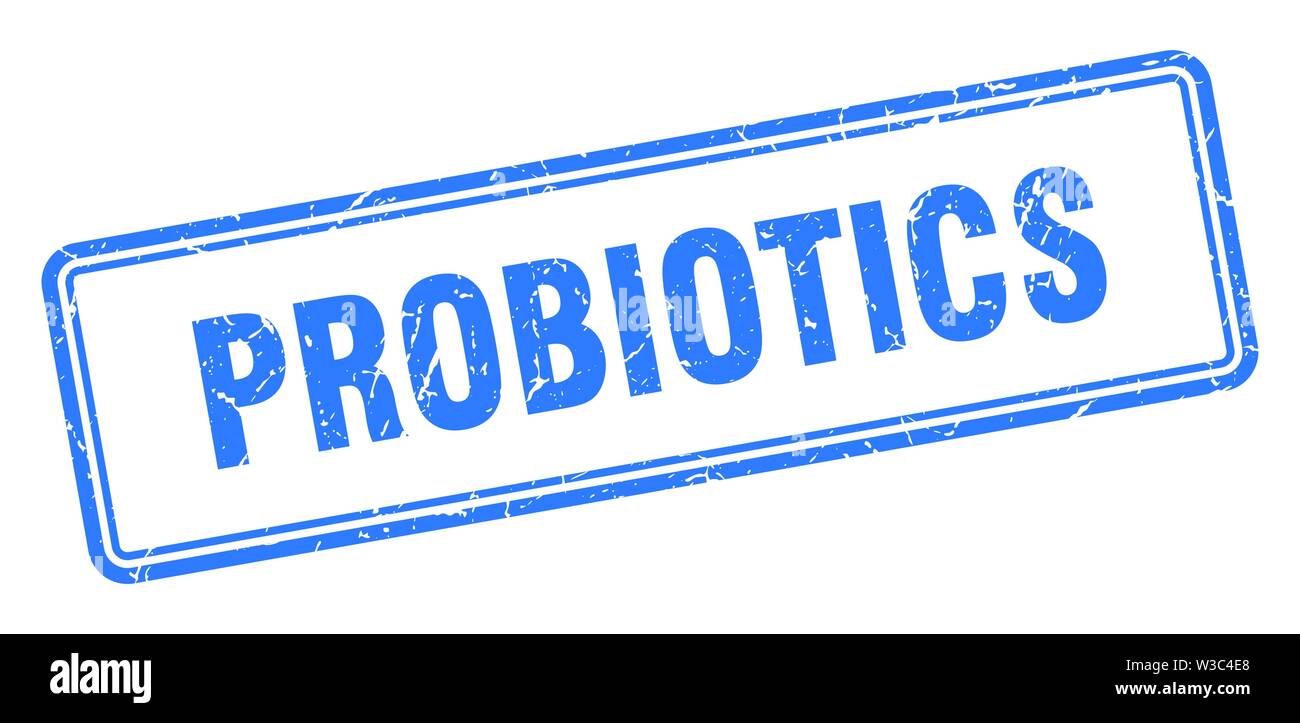 probiotics stamp. probiotics square grunge sign. probiotics Stock ...