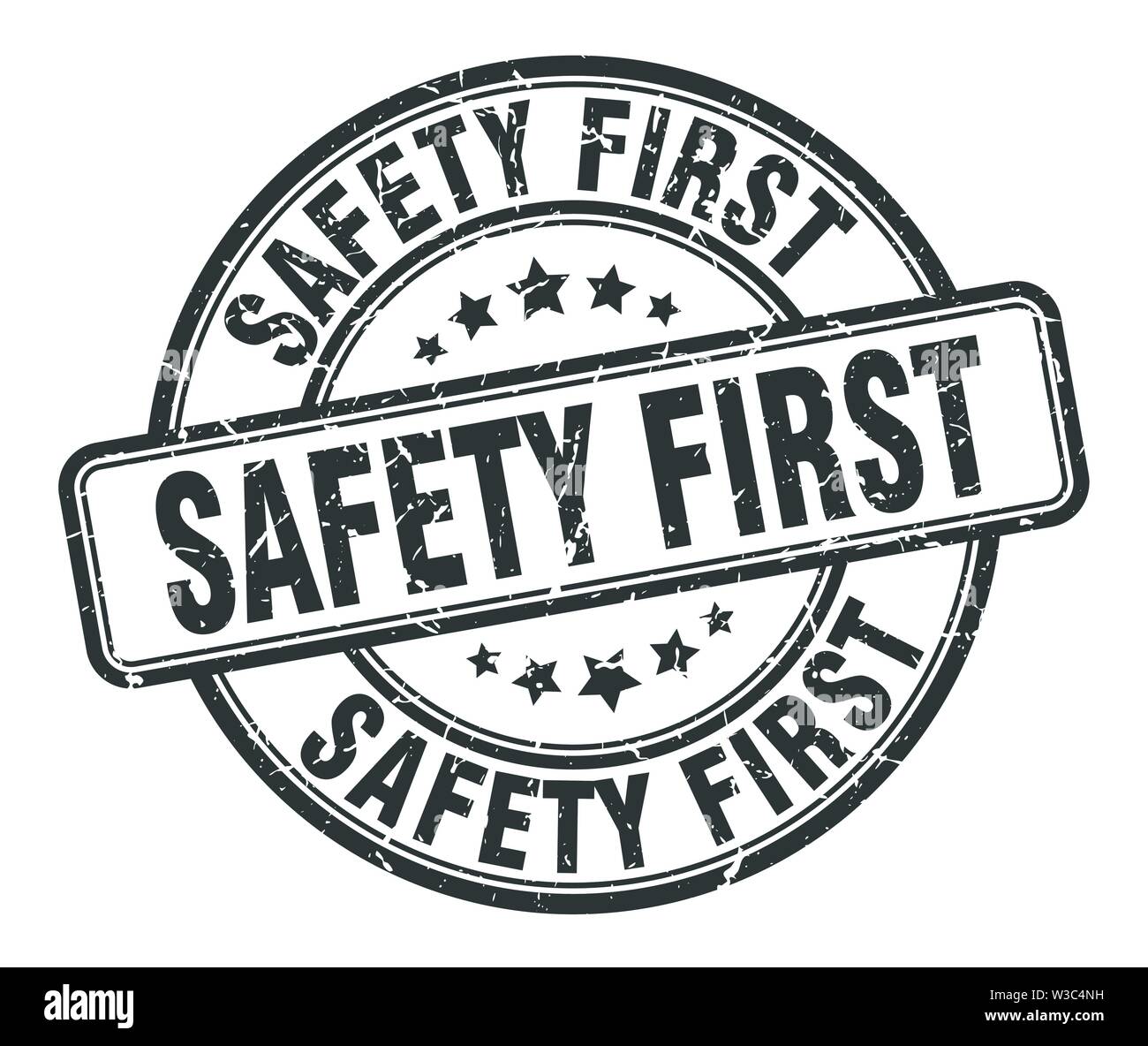 safety first stamp. safety first round grunge sign. safety first Stock ...