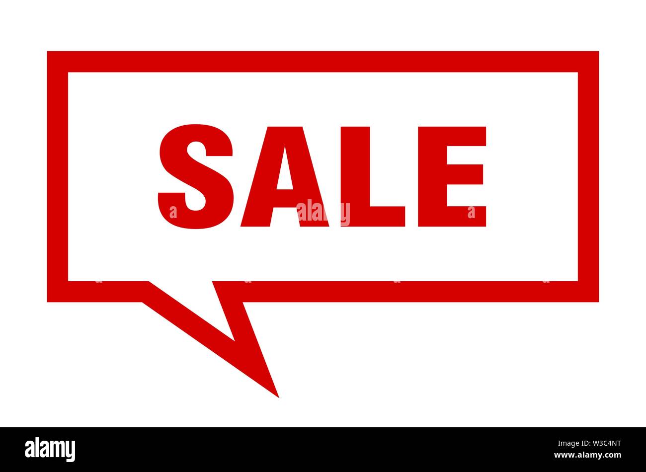 sale sign. sale square speech bubble. sale Stock Vector Image & Art - Alamy