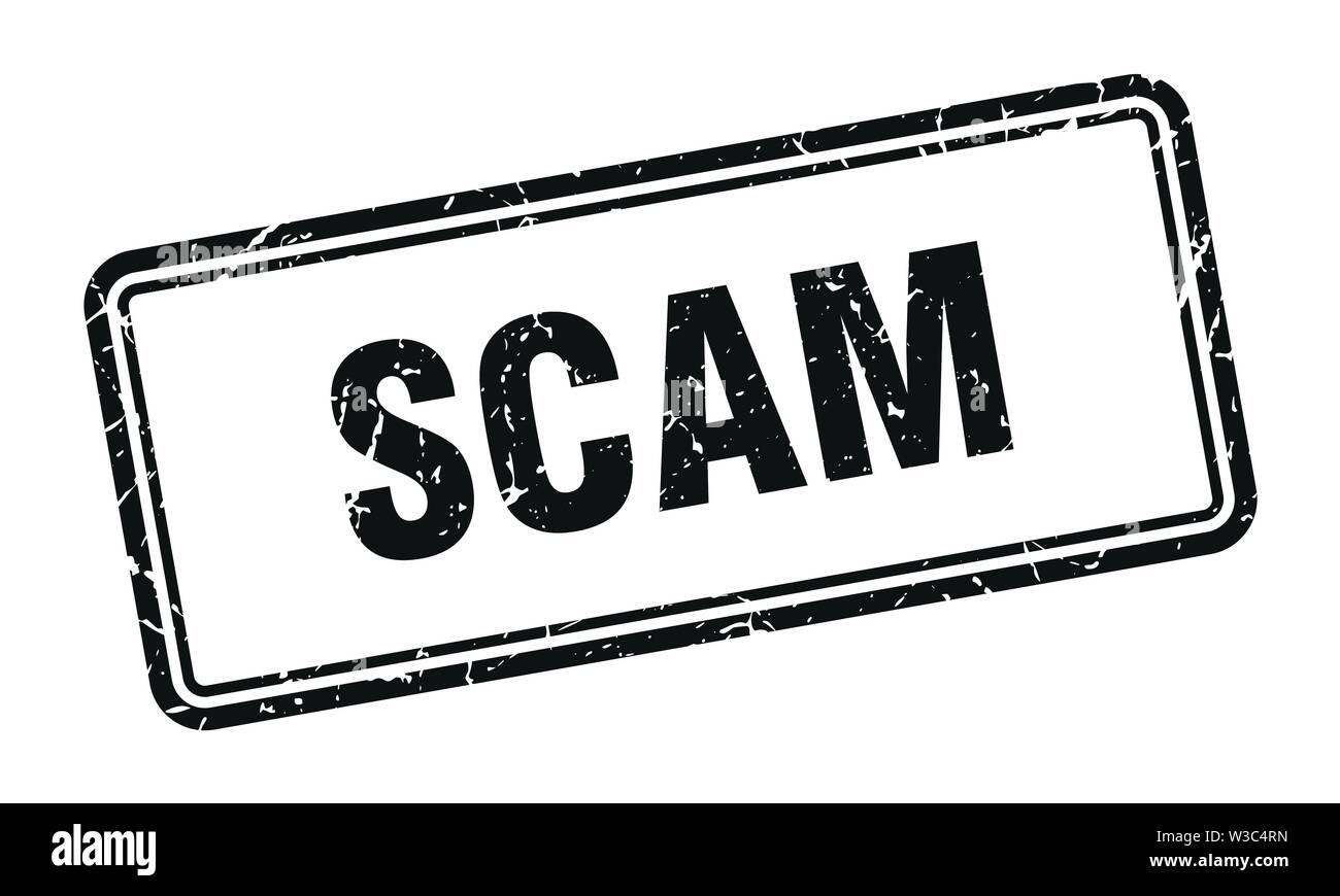 scam stamp. scam square grunge sign. scam Stock Vector Image & Art - Alamy