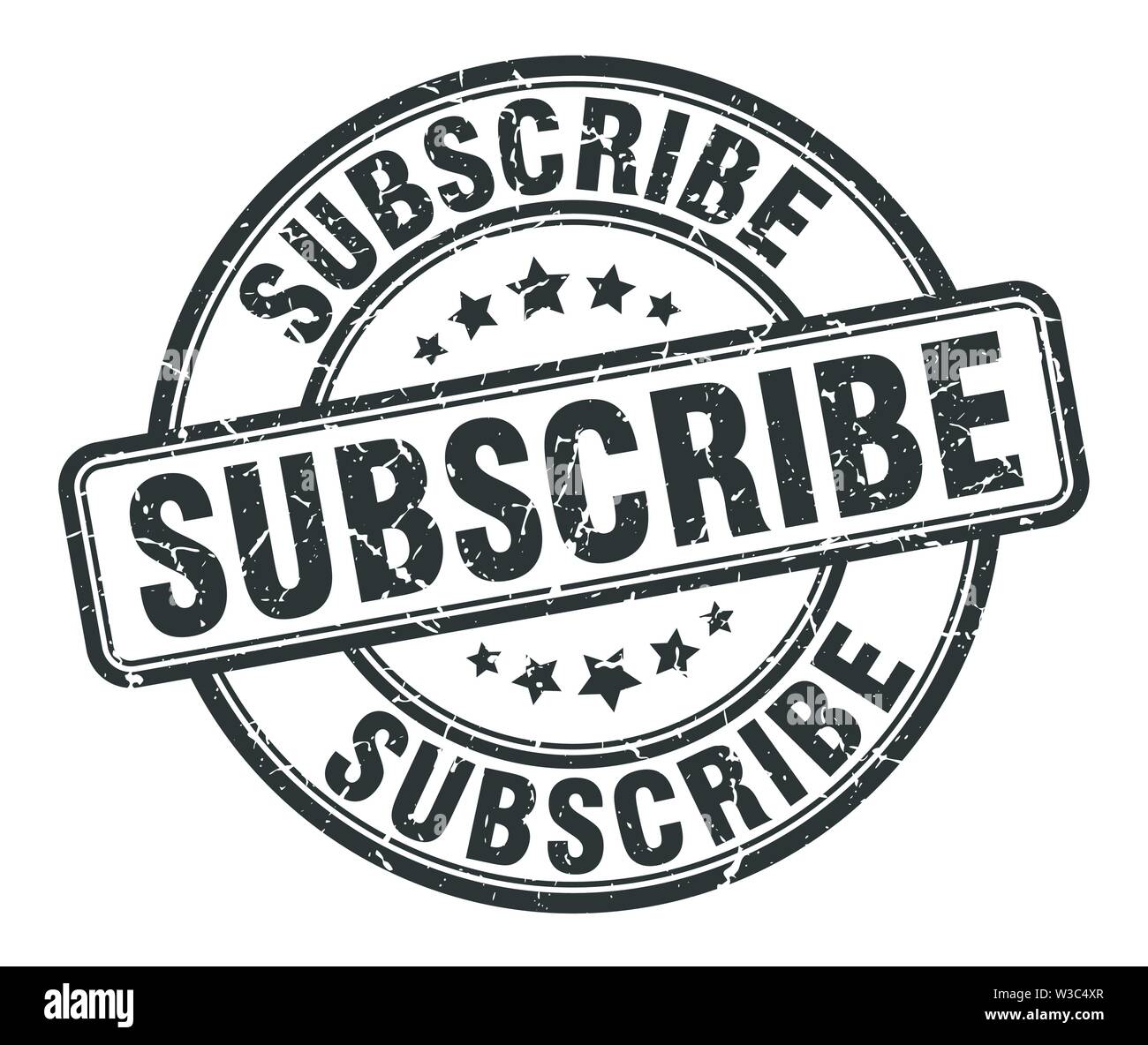 subscribe stamp. subscribe round grunge sign. subscribe Stock Vector ...