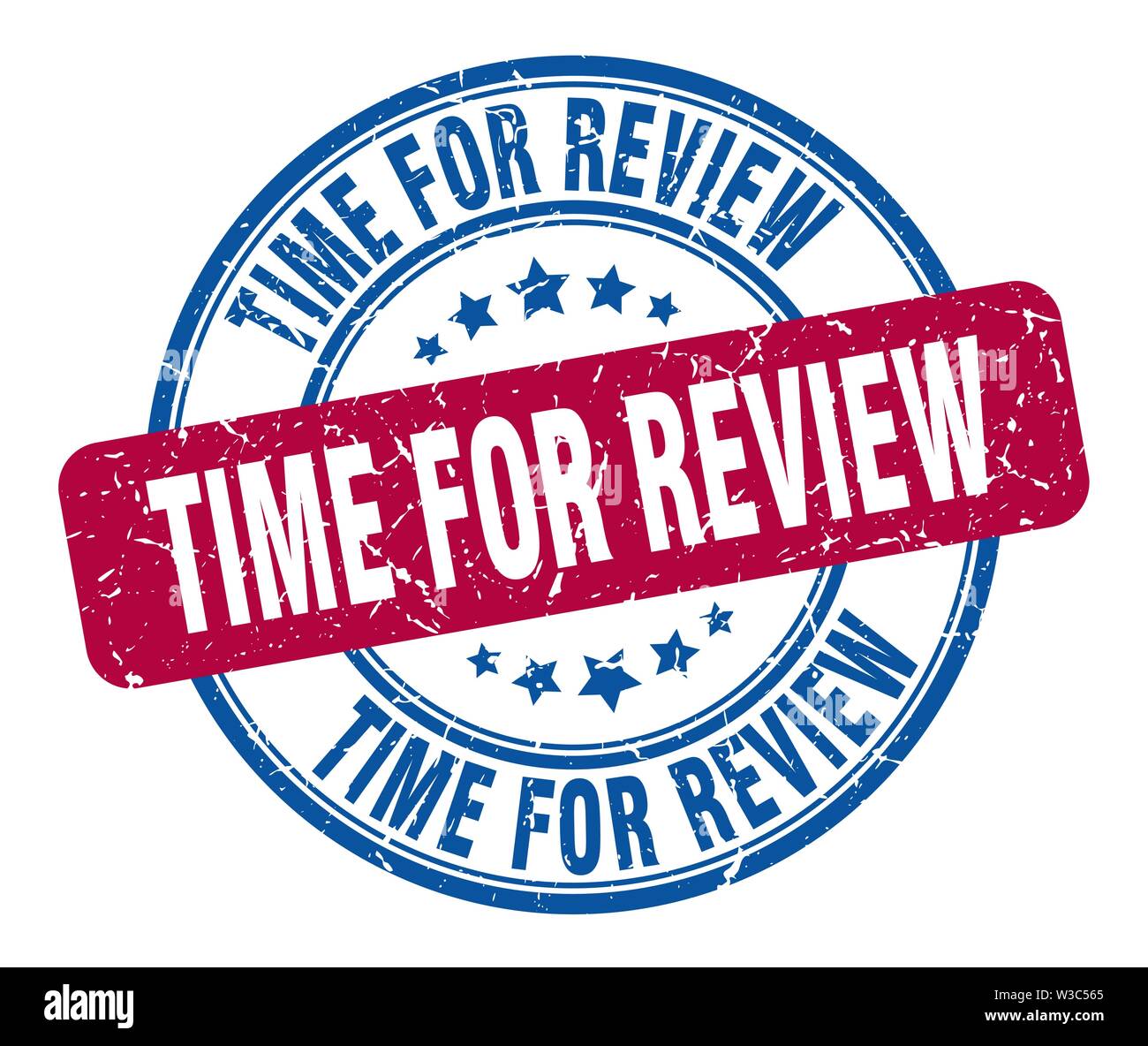 time for review stamp. time for review round grunge sign. time for ...