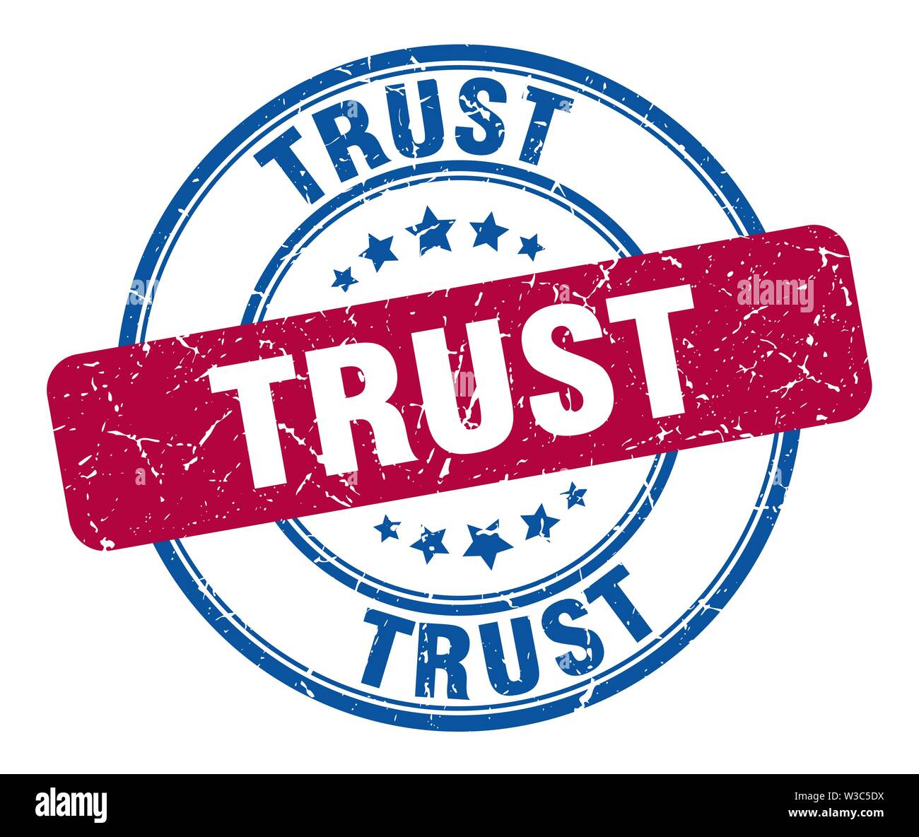 trust stamp. trust round grunge sign. trust Stock Vector Image & Art ...