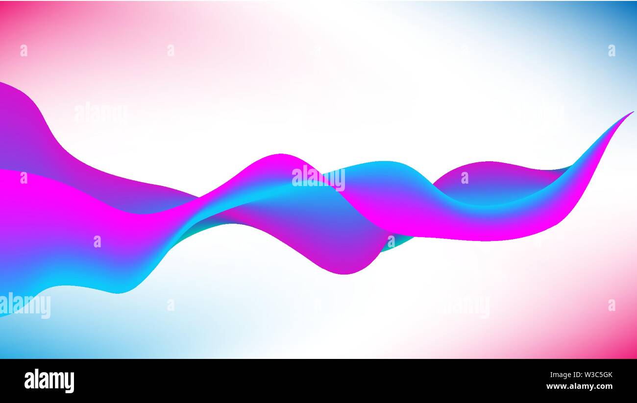 Wavy purple blue lines Stock Vector Images - Alamy