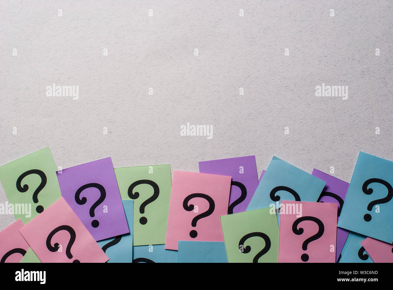 Question Mark Border Pattern Of Rainbow Question Marks Scattered