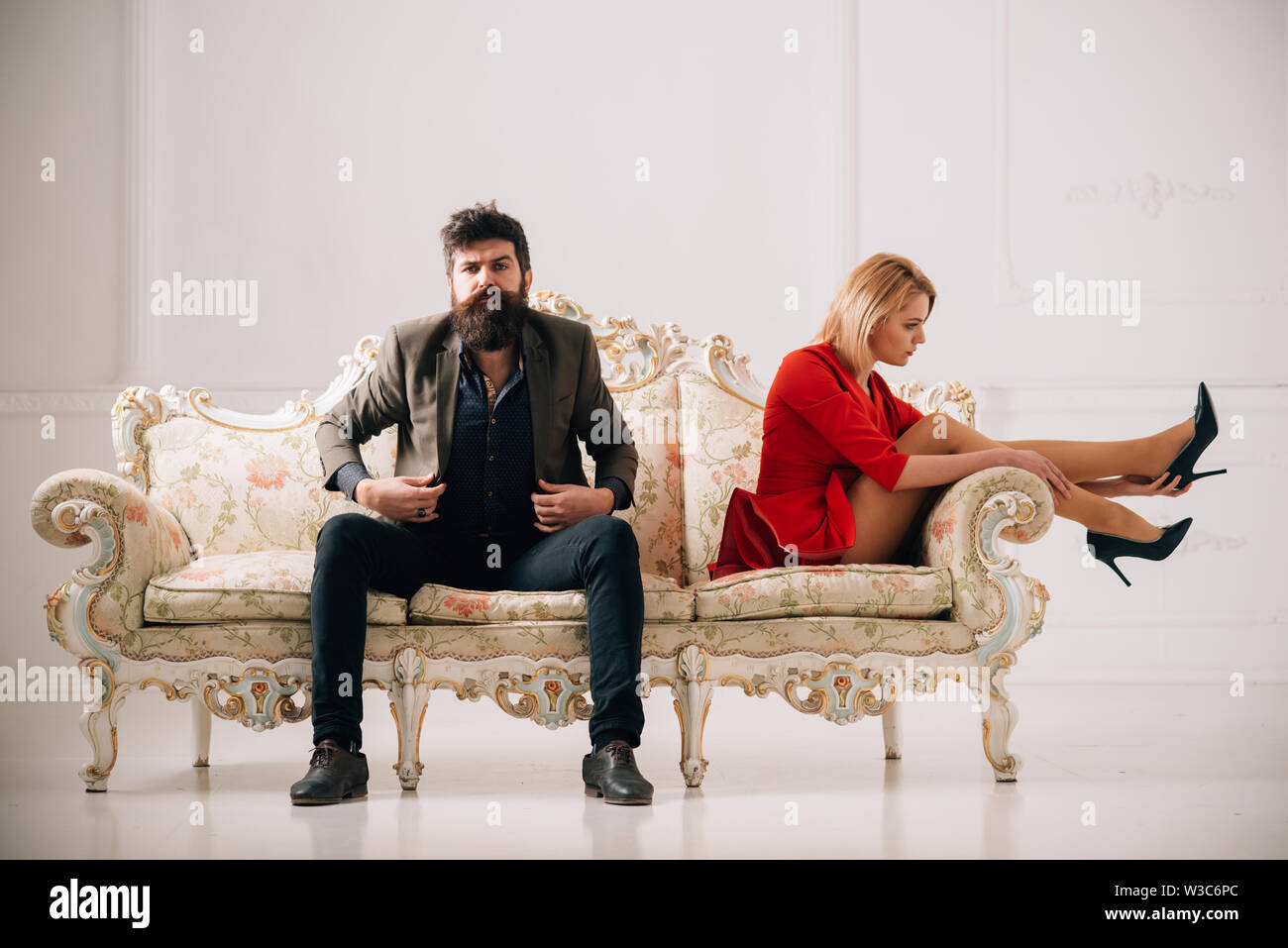 break up concept. break up couple has bad relations. family couple just ...