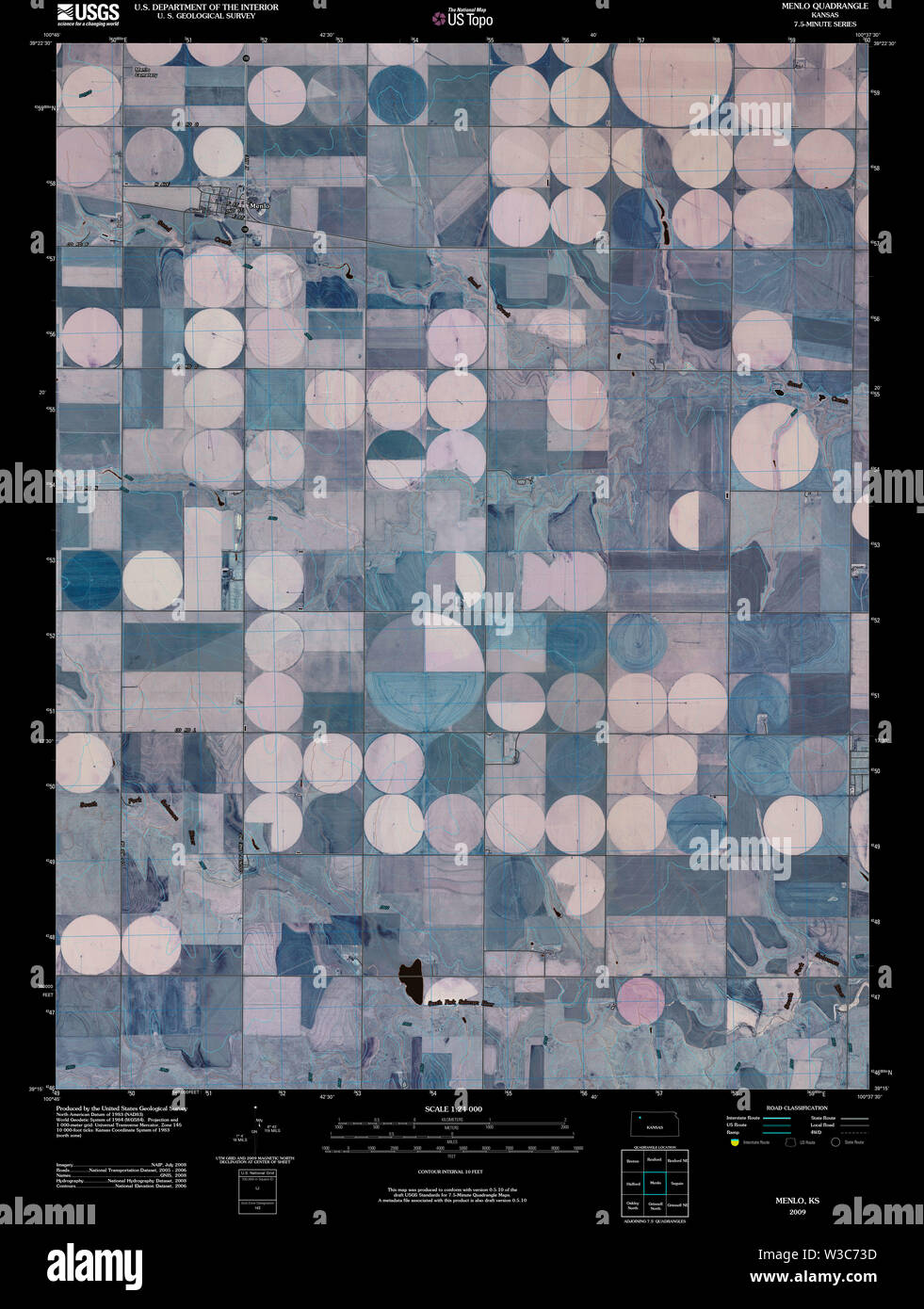 Map of menlo hi-res stock photography and images - Alamy