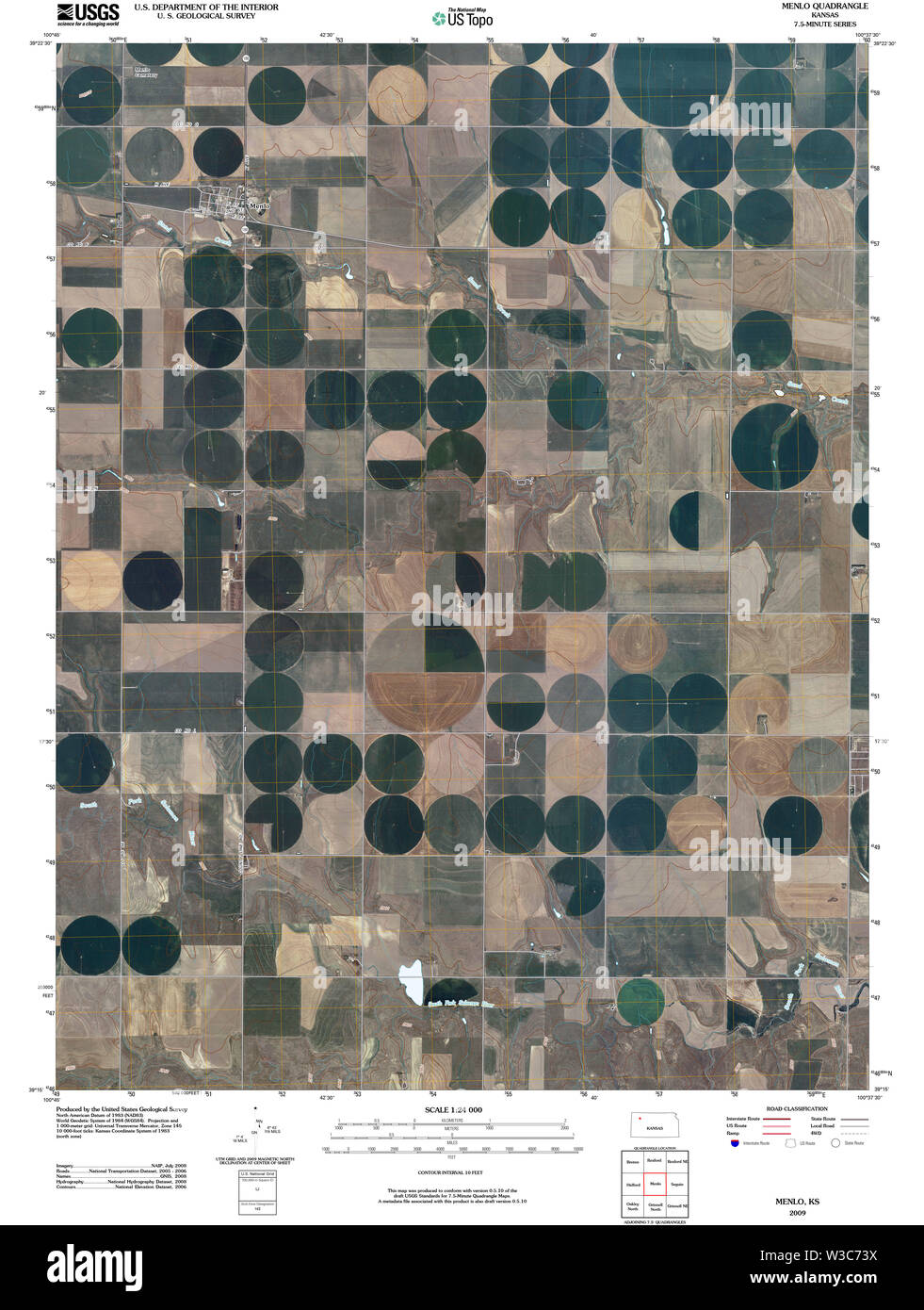 Map of menlo hi-res stock photography and images - Alamy