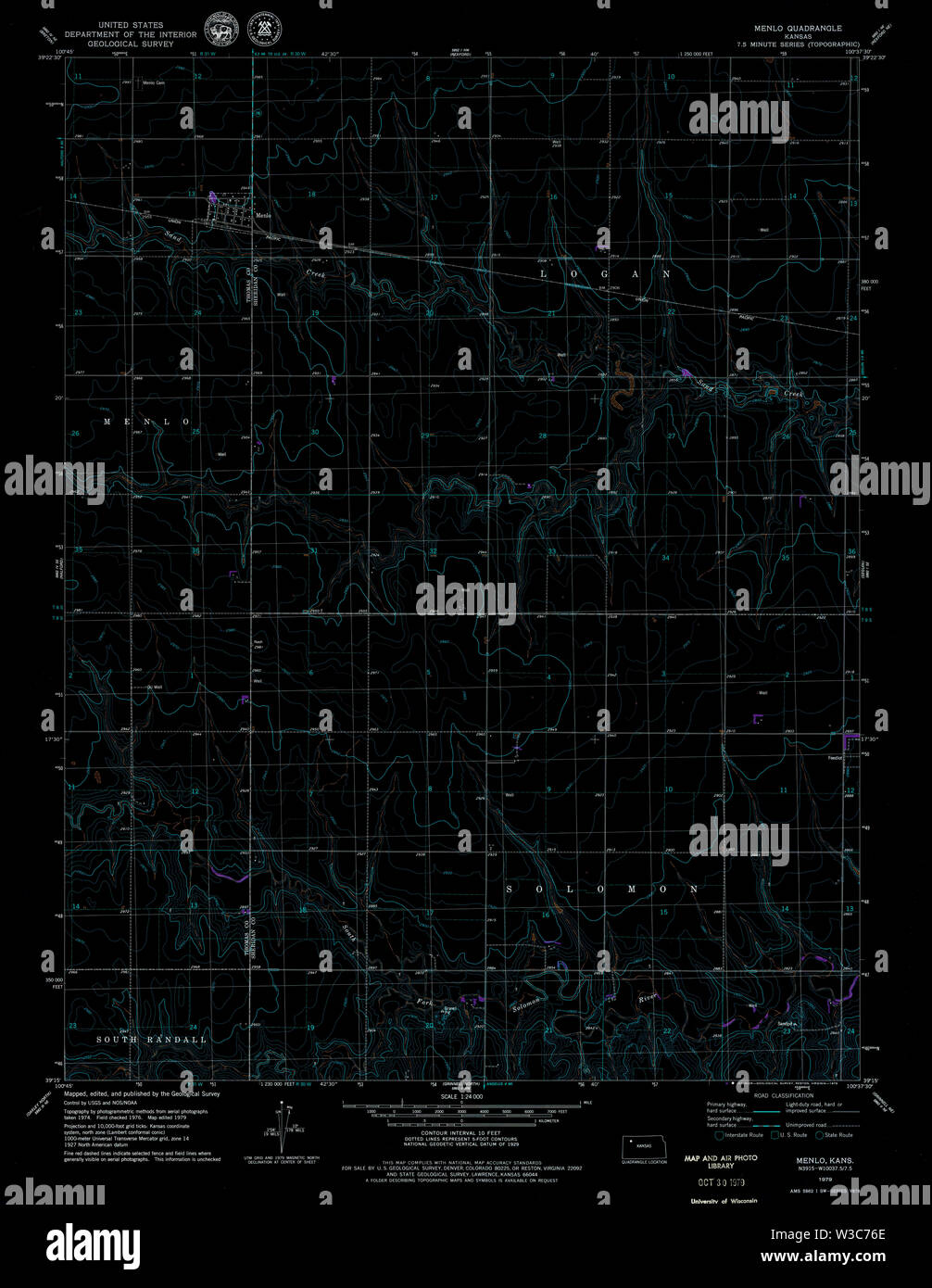 Map of menlo hi-res stock photography and images - Alamy