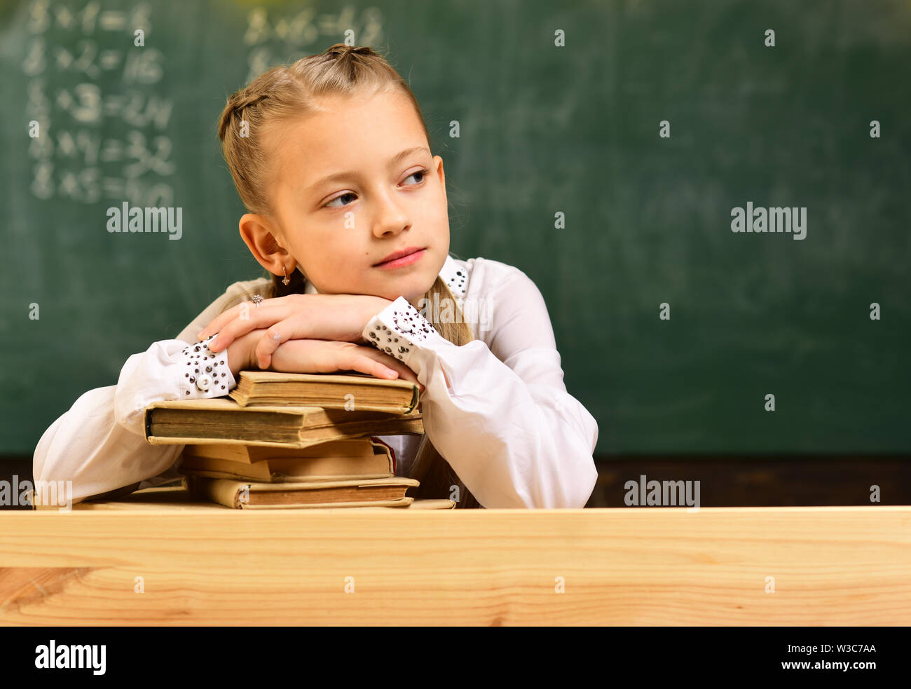 reading. reading lesson for small kid. little girl reading book ...