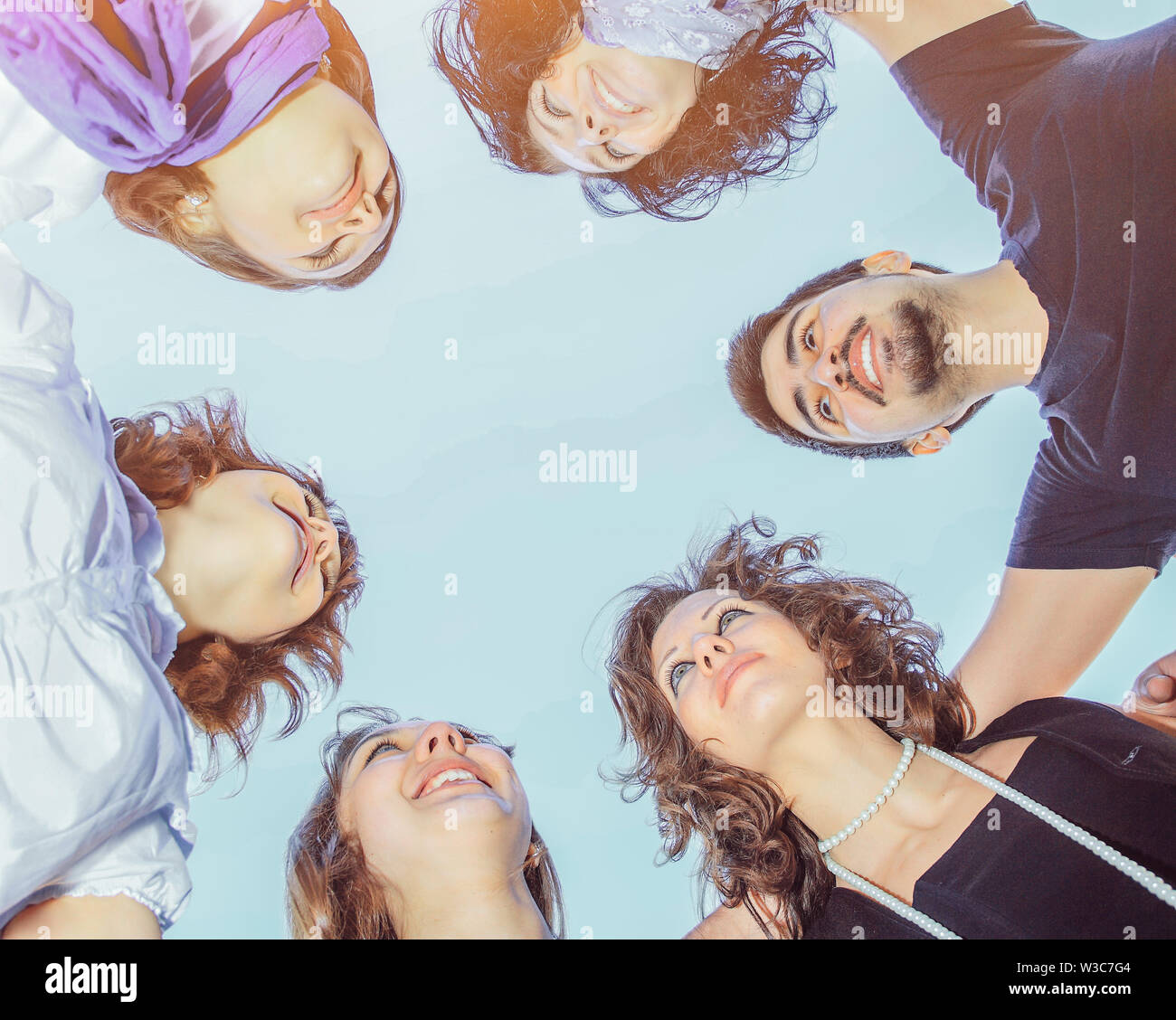 University class students circle hi-res stock photography and images ...
