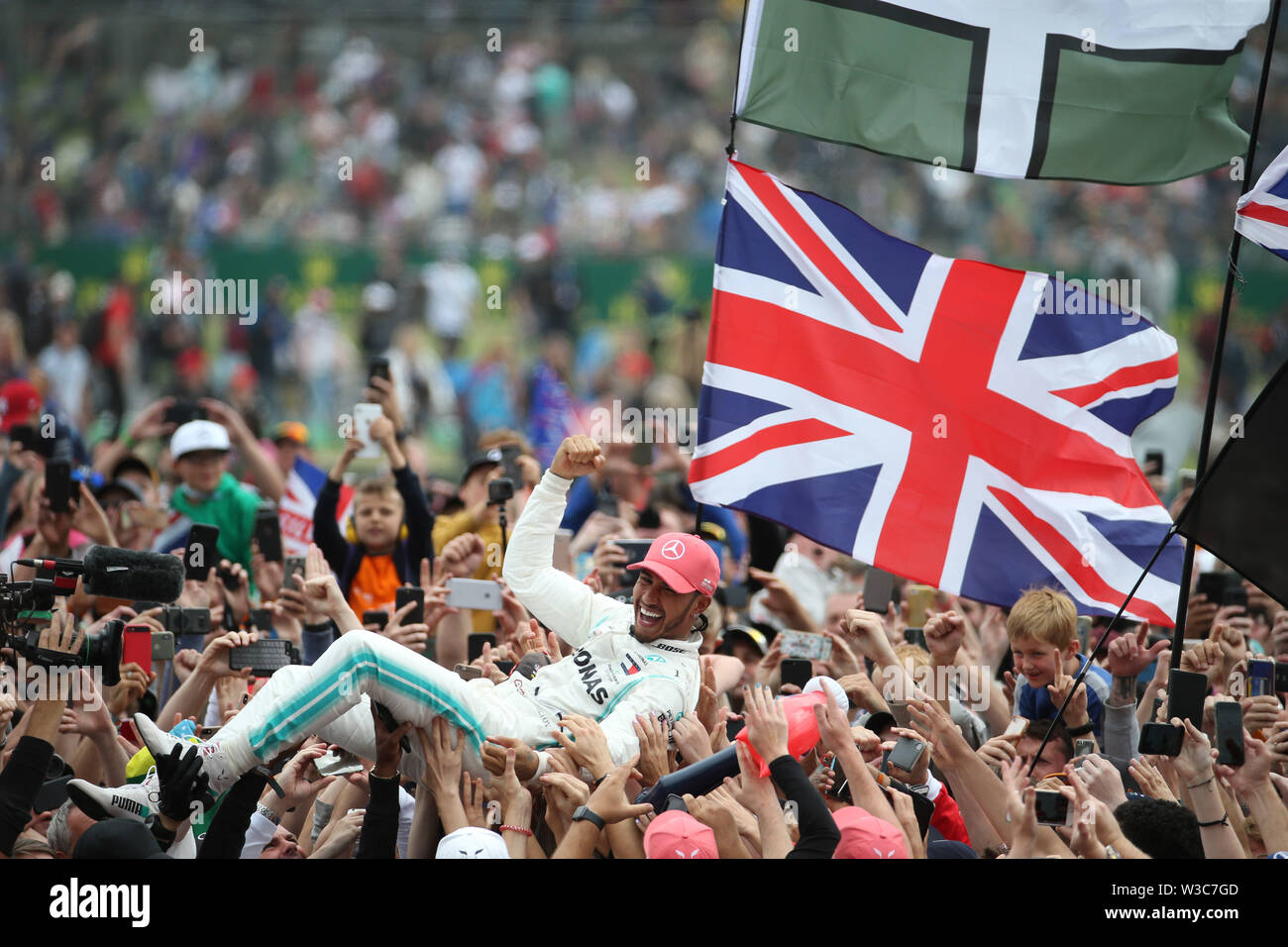 2019 lewis hamilton silverstone hi-res stock photography and images - Alamy