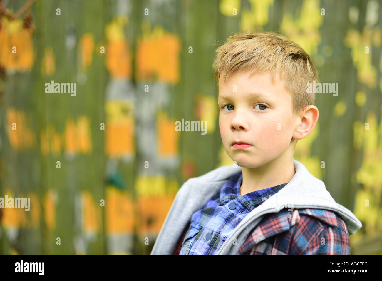 Serious and smart. Serious boy. Small boy look serious. Small child ...