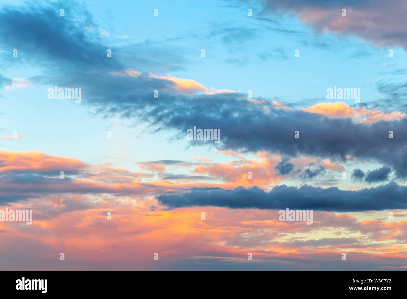 Beauty red sunset sky background Stock Photo - Alamy