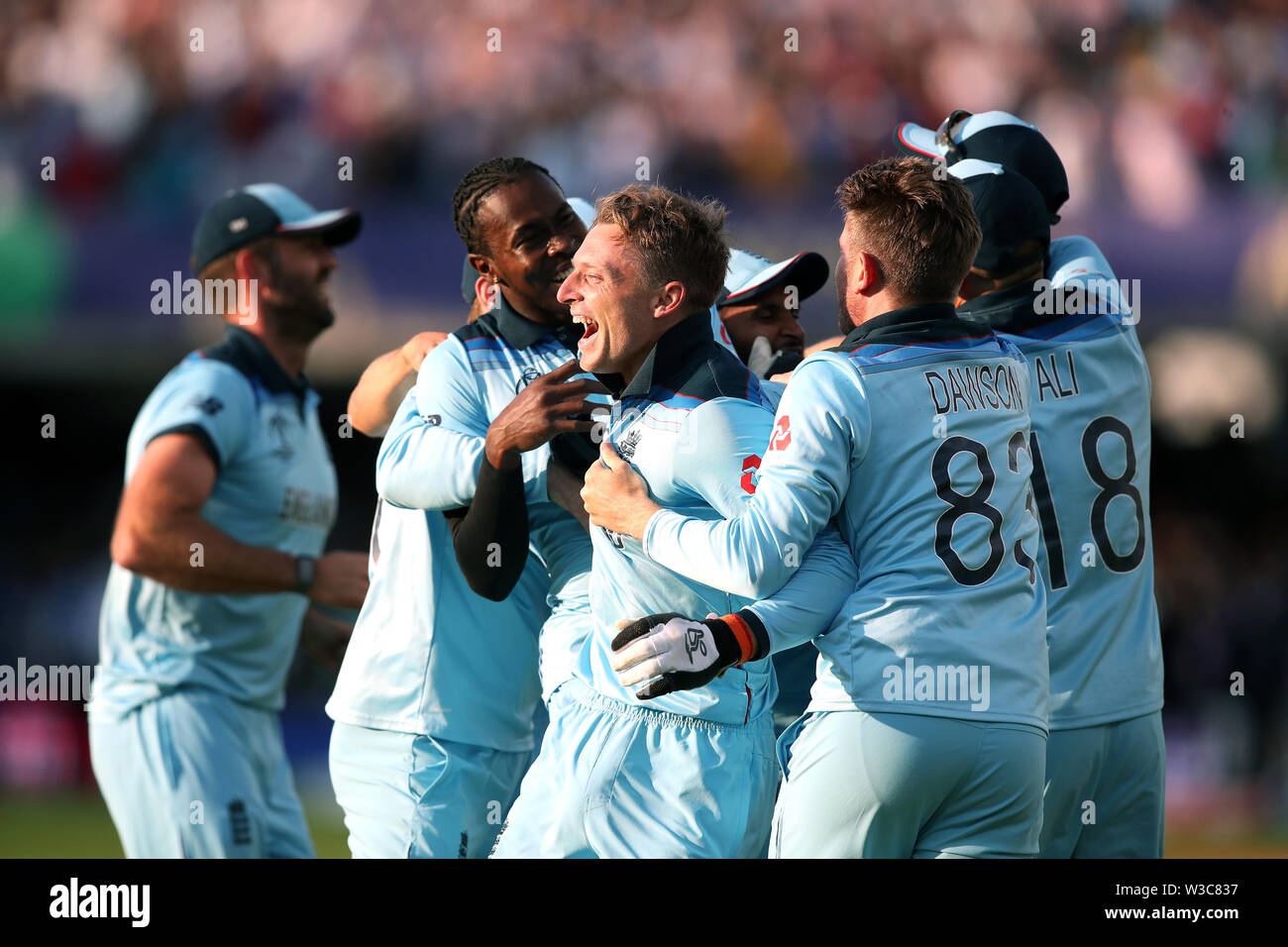 England celebrate winning the ICC World Cup during the ICC World Cup ...