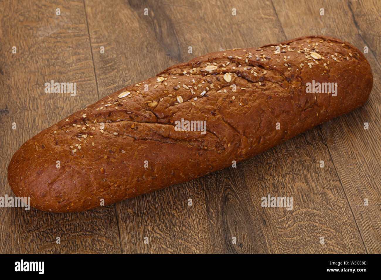 Crust hot Black loaf bread Stock Photo - Alamy
