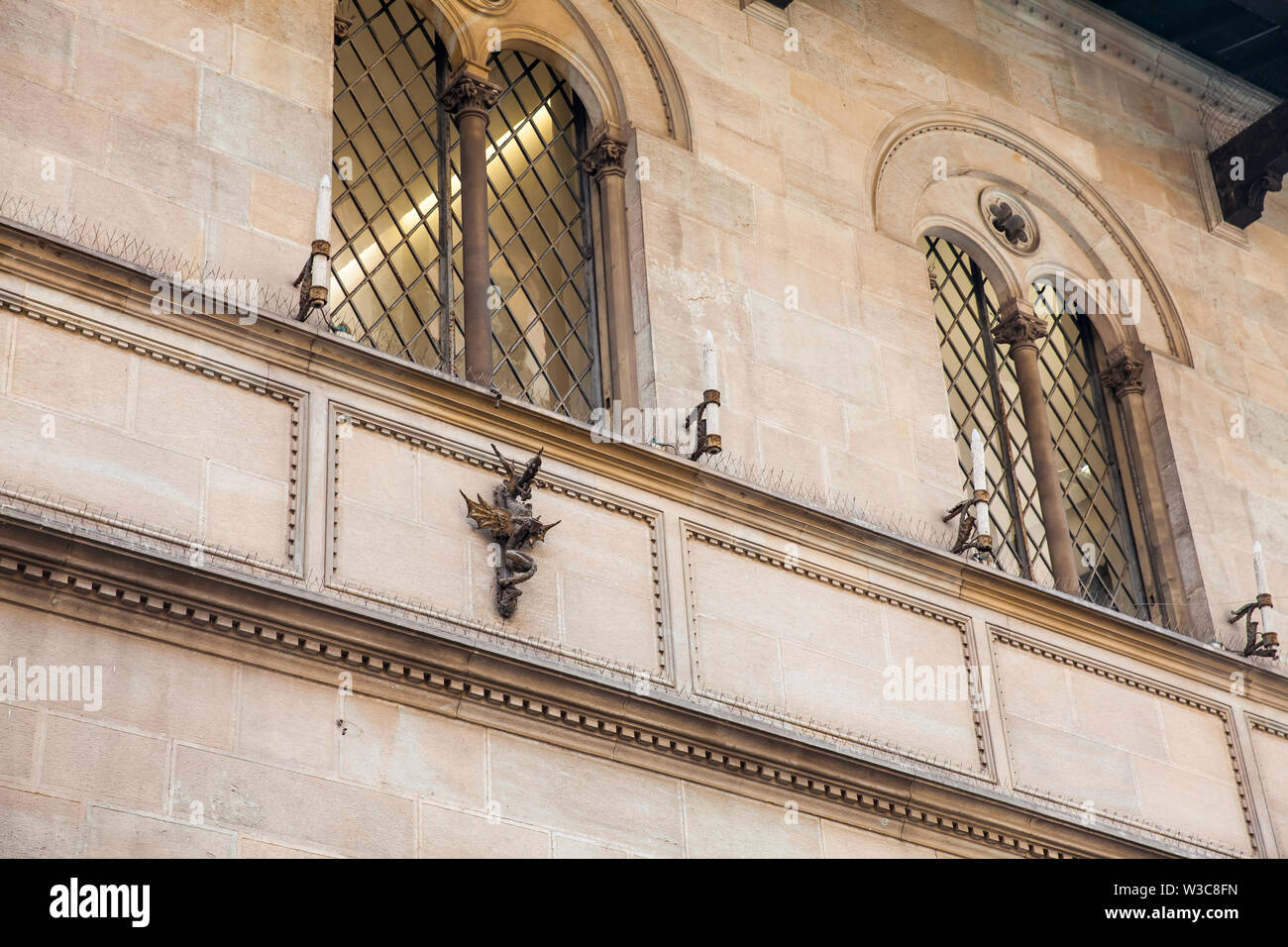 Details of the architecture of the Pisa city center Stock Photo - Alamy