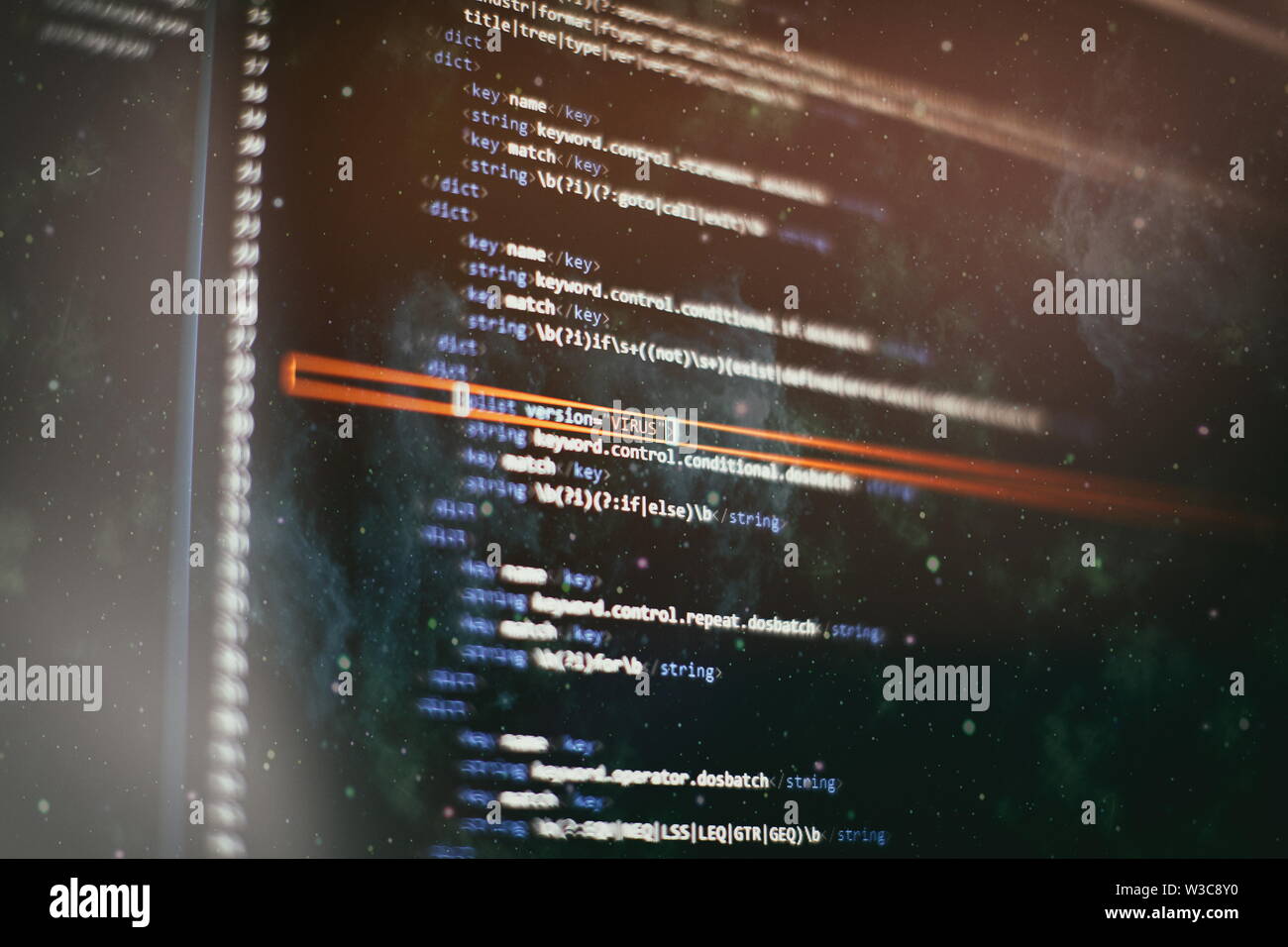 Computer programming often shortened to programming is a process Stock ...