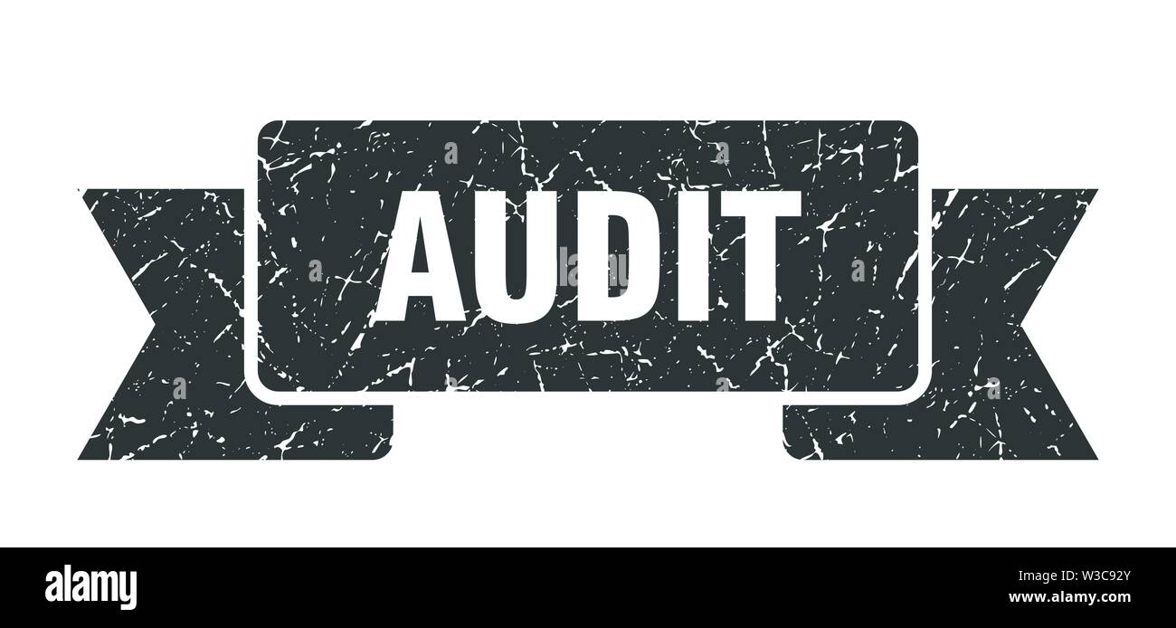 audit grunge ribbon. audit sign. audit banner Stock Vector Image & Art ...
